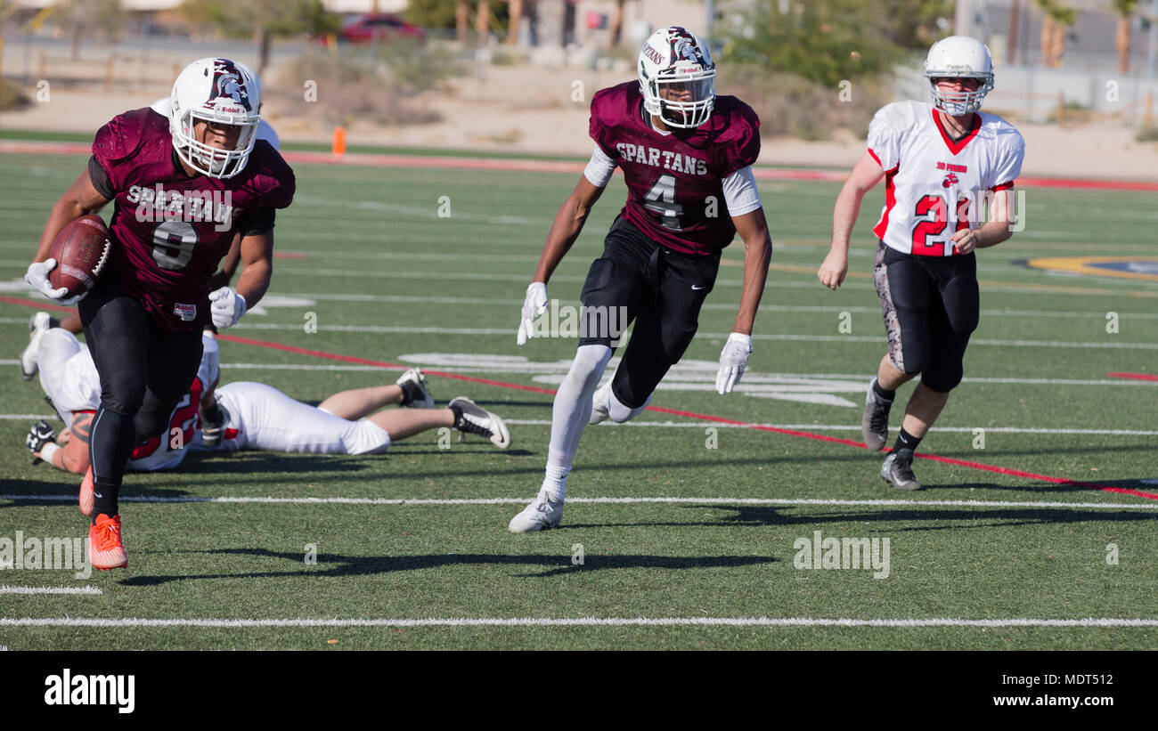 The Marine Corps Base, Headquarters and Support Battalion, football ...