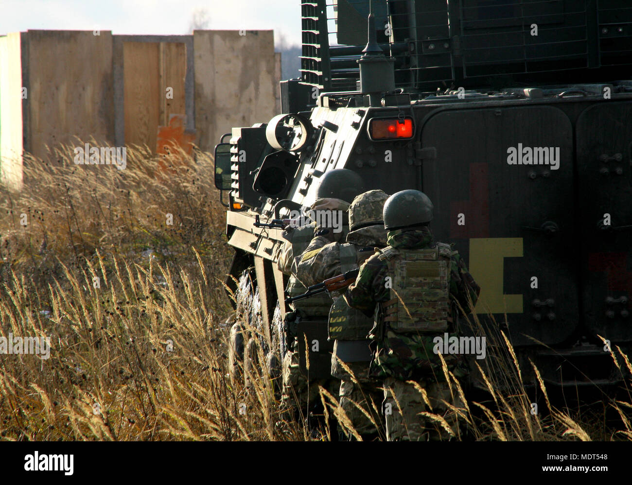 Yavoriv, Ukraine – Ukrainian soldiers assigned to 1st Battalion, 92nd ...