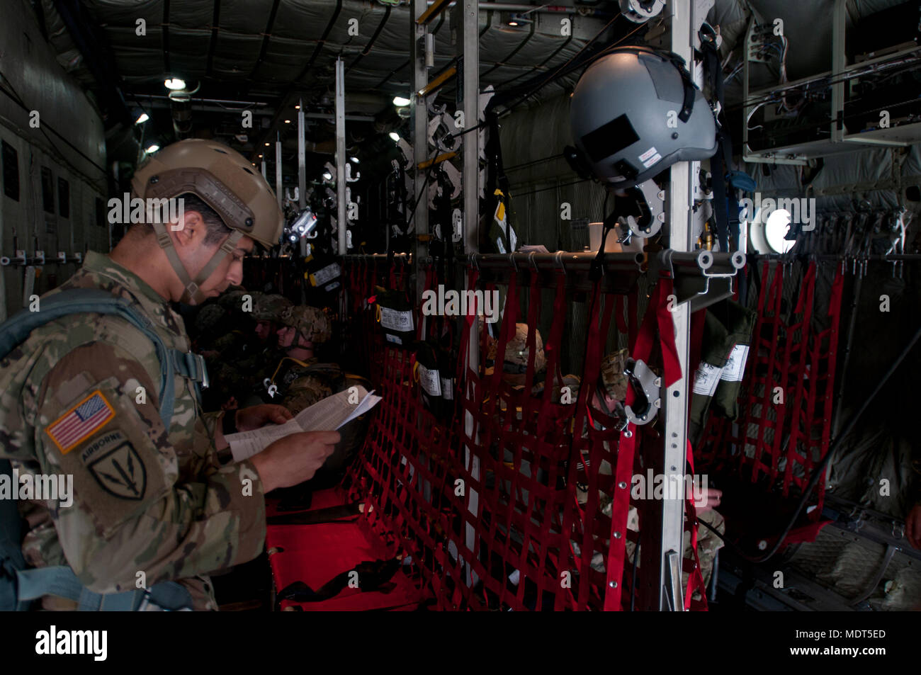 Sgt. 1st Class Richard Lopez, a jumpmaster with the 426th Civil Affairs ...