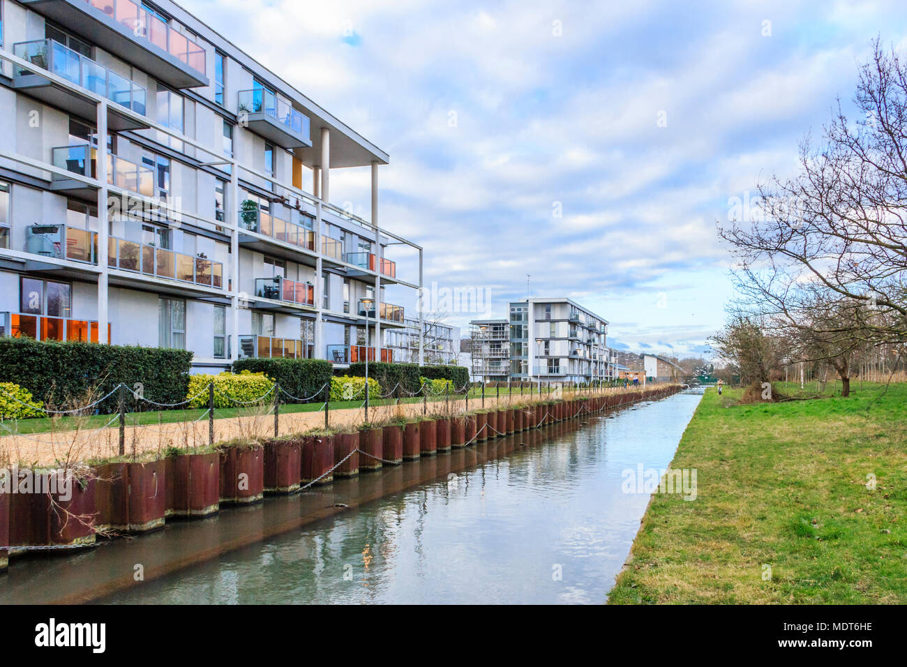 The New River Village housing development in Hornsey, North London, UK ...