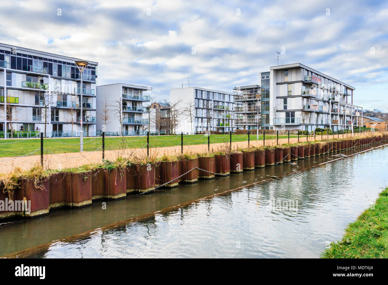 The New River Village housing development in Hornsey, North London, UK ...