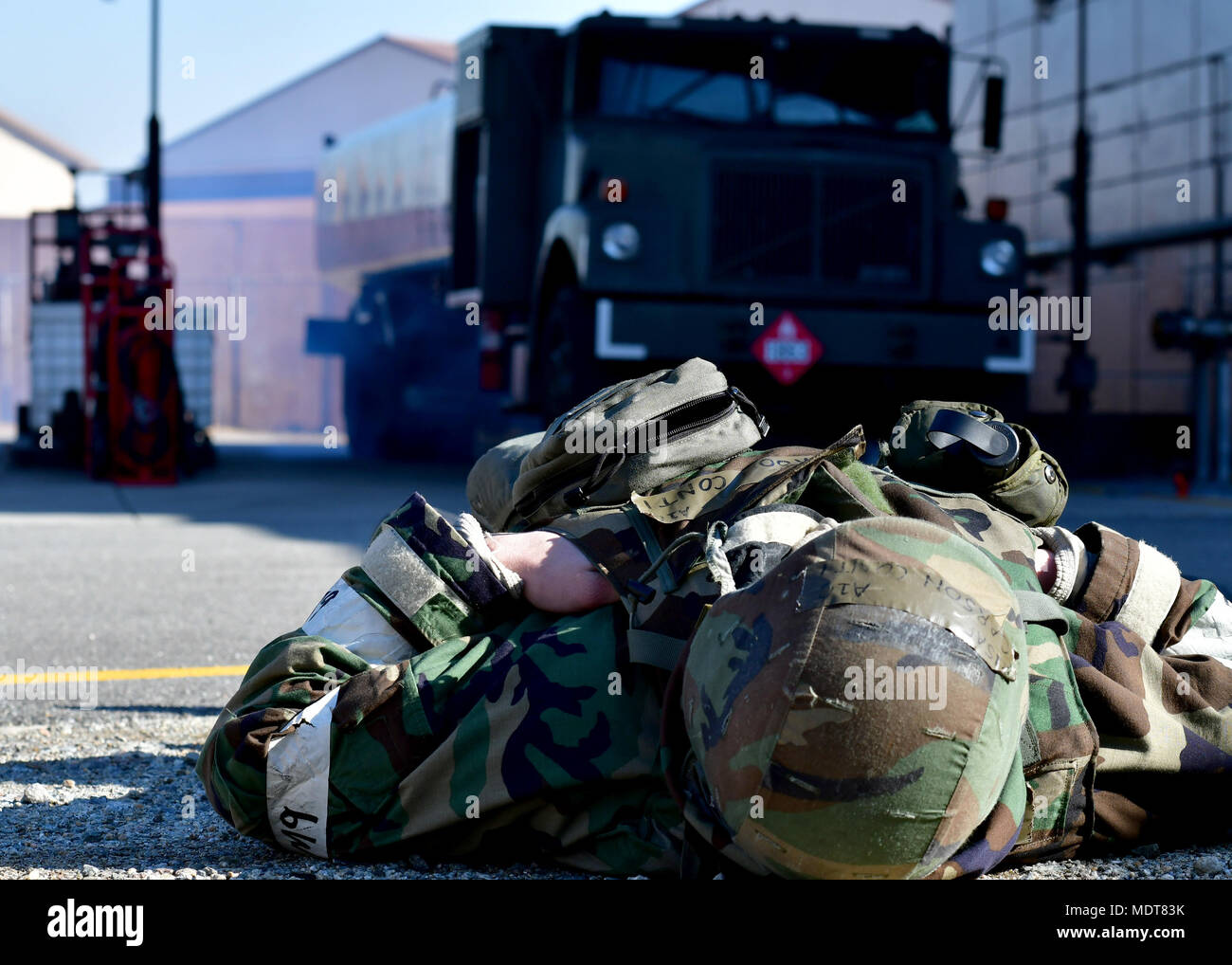 Simulated fatality hi-res stock photography and images - Alamy