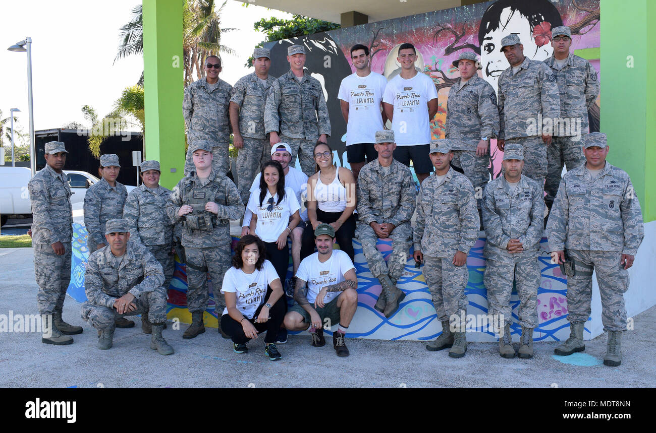 Airman assigned with the 156th Airlift Wing, Carolina, Puerto Rico and ...