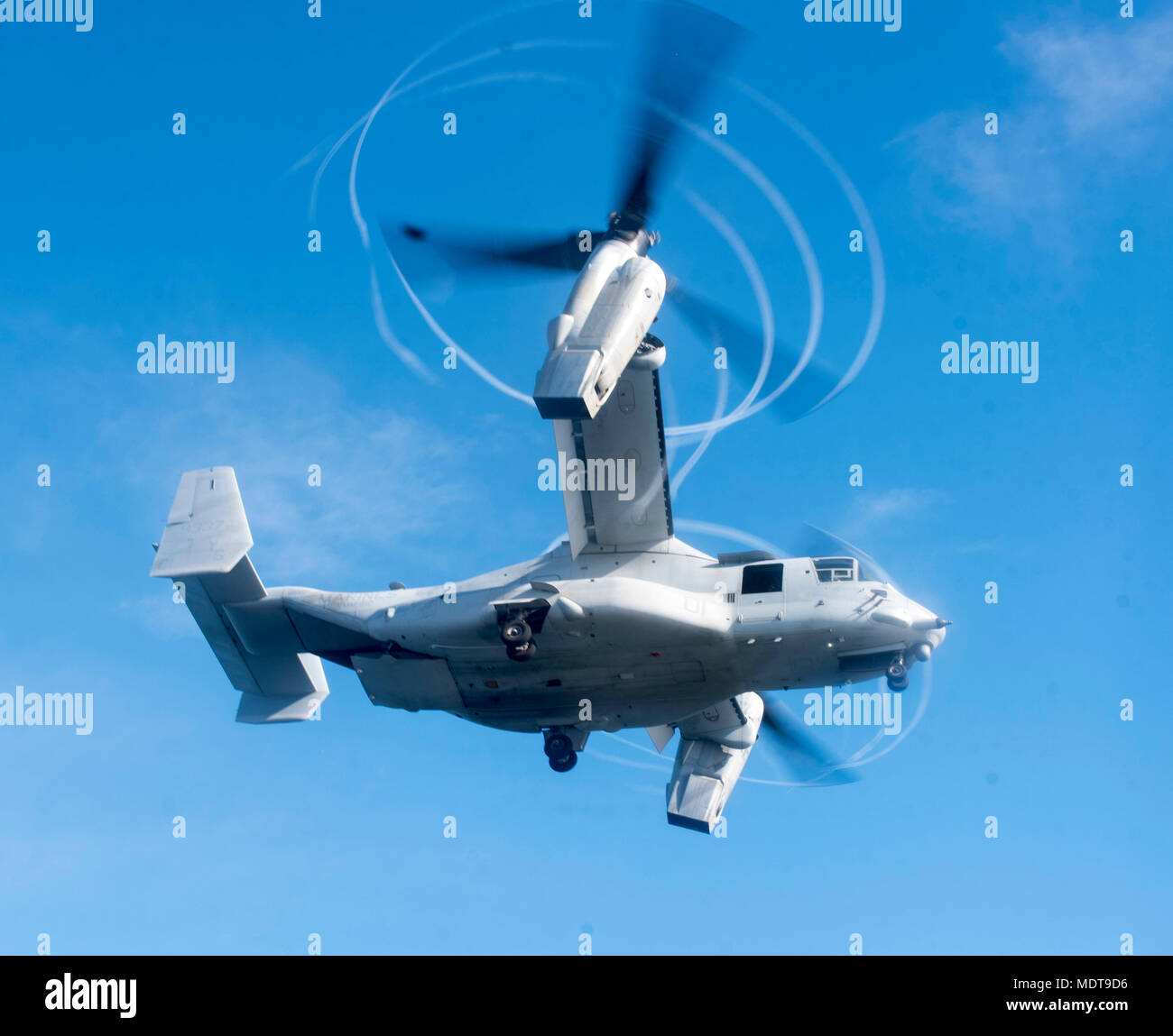 171205-N-GR168-0019 ATLANTIC OCEAN (Dec. 5, 2017) An MV-22 Osprey ...