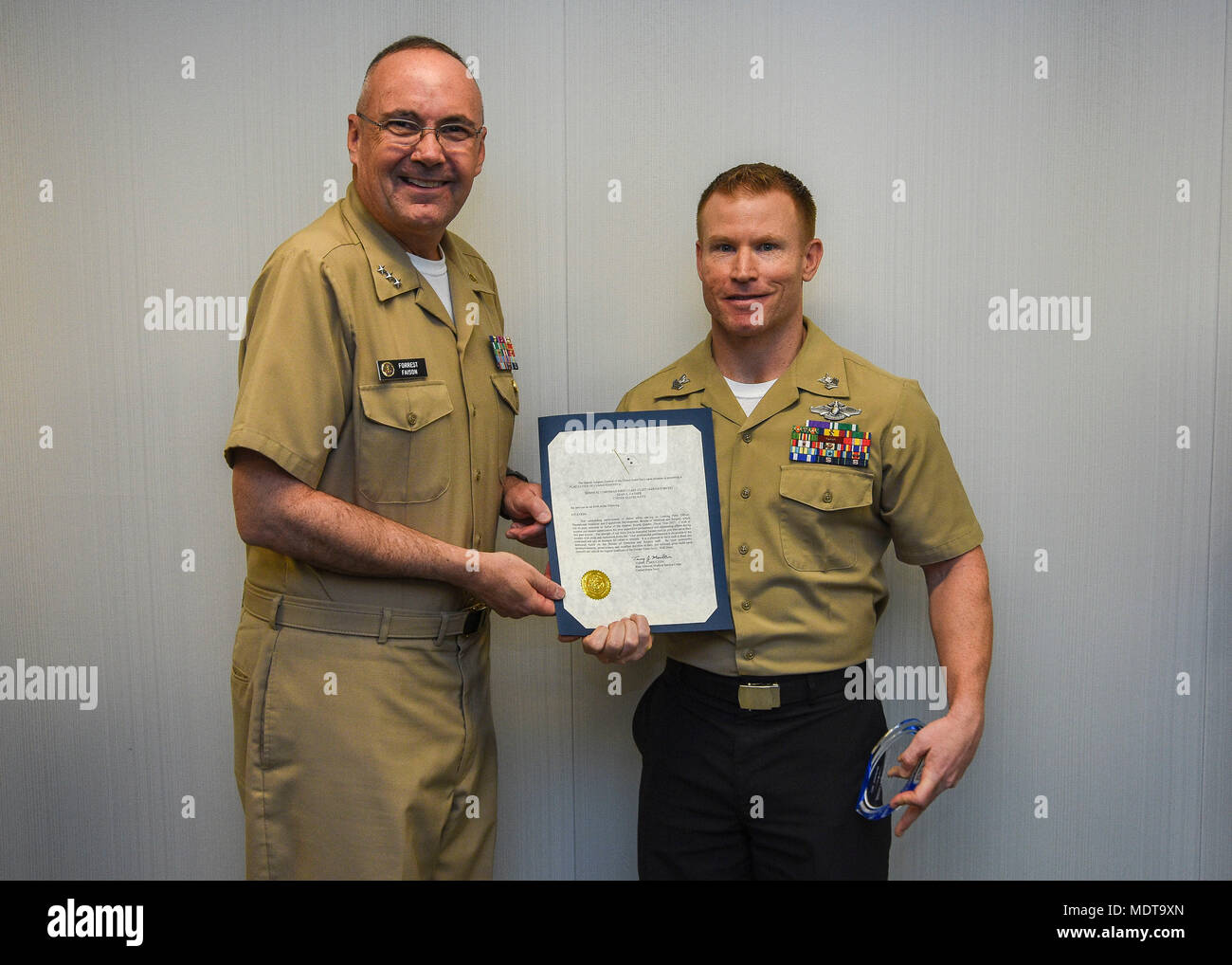 Falls Church, Va. (Dec. 6, 2017) Vice Adm. Forrest Faison, Navy surgeon ...