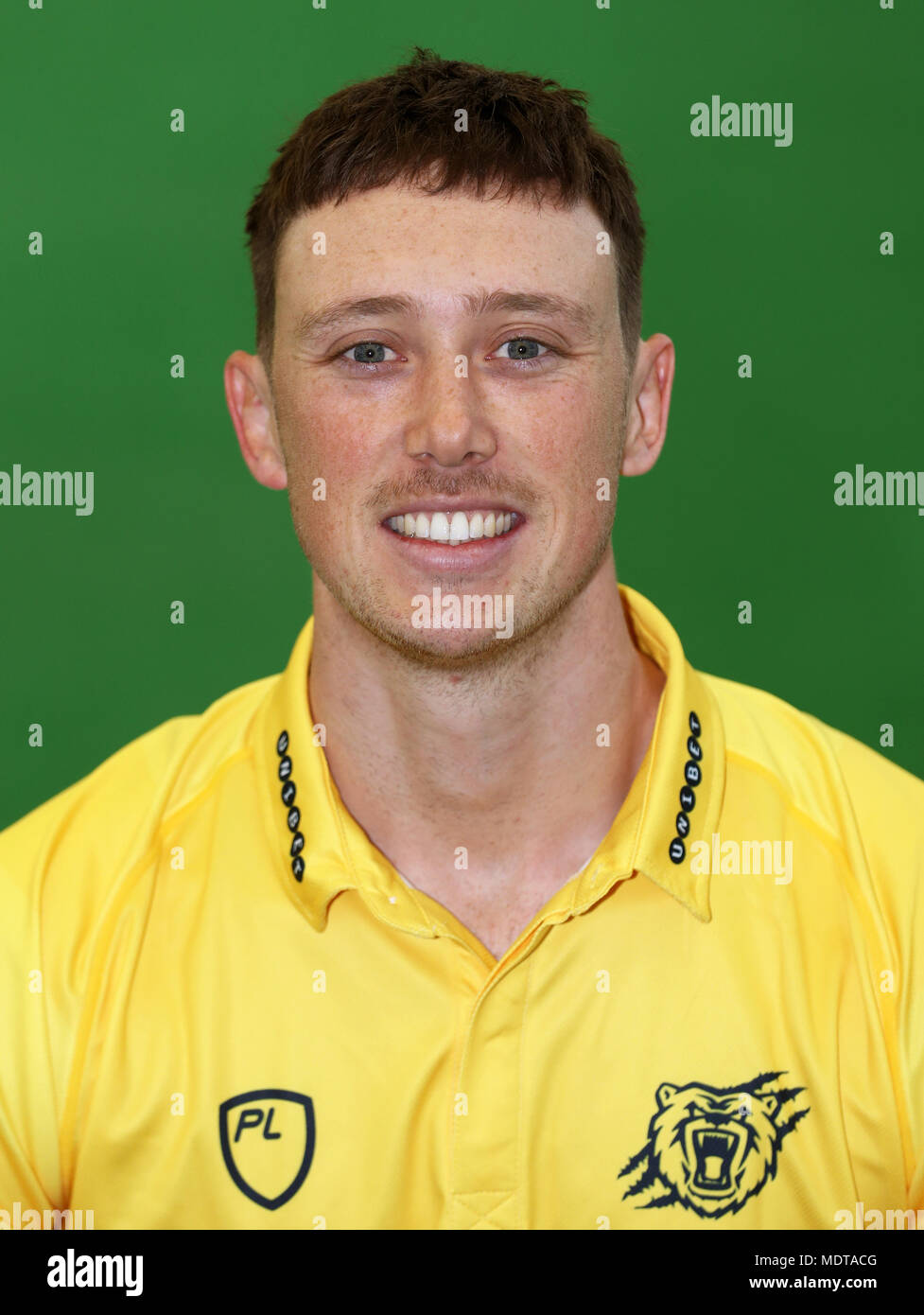Adam Hose during the media day at Edgbaston, Birmingham Stock Photo - Alamy