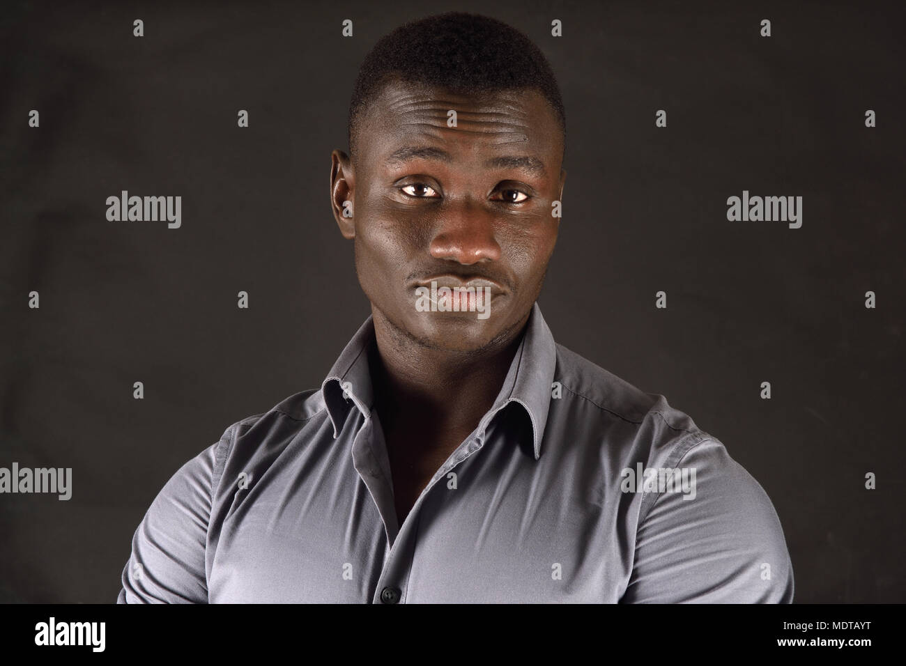 portrait of african man Stock Photo - Alamy