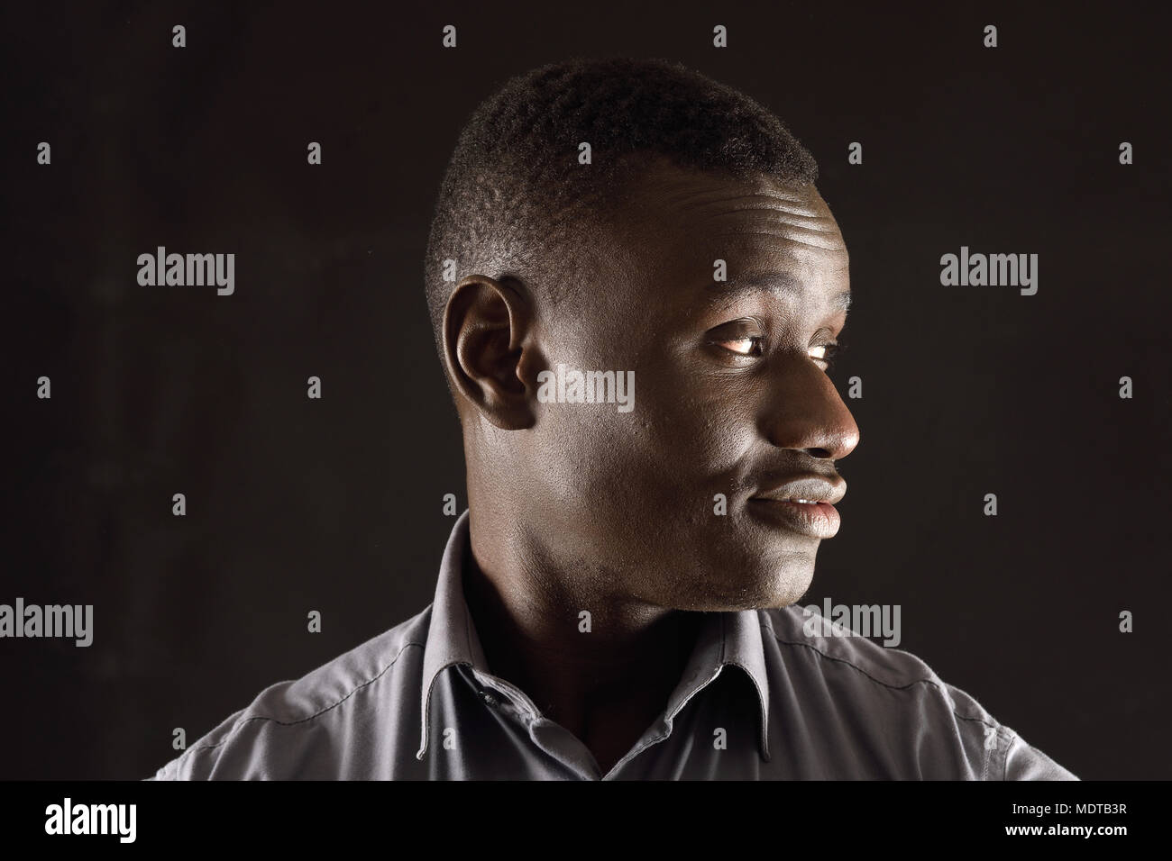 portrait of african man Stock Photo - Alamy