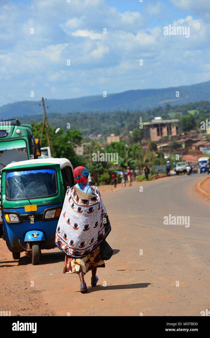 Road scene at Oromia, Ethiopia Stock Photo - Alamy