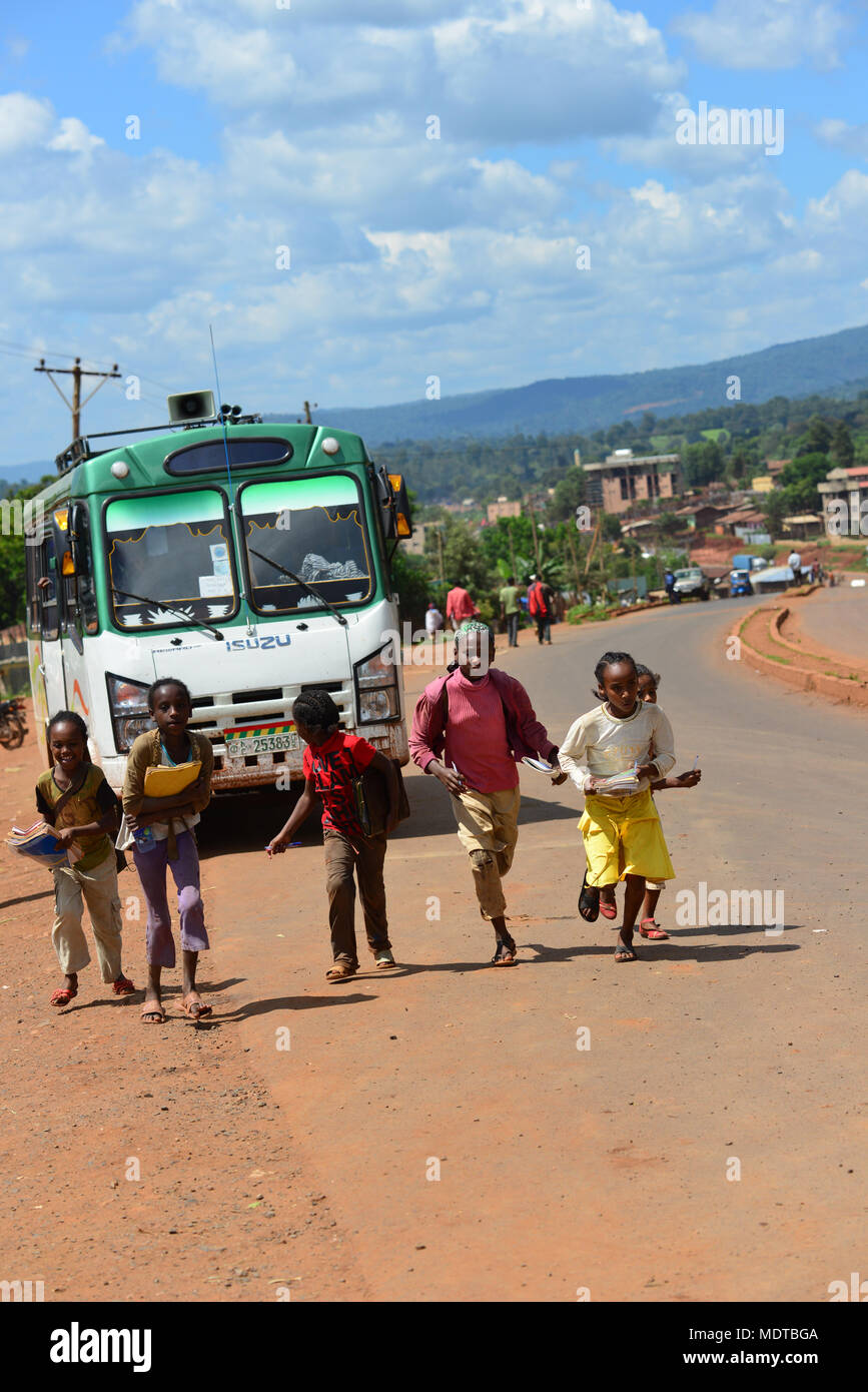 Road scene at Oromia, Ethiopia Stock Photo - Alamy