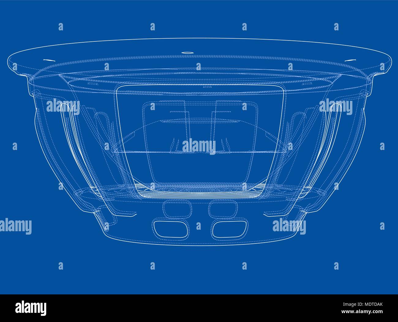 Outline subwoofer speaker. Vector Stock Vector Image & Art - Alamy