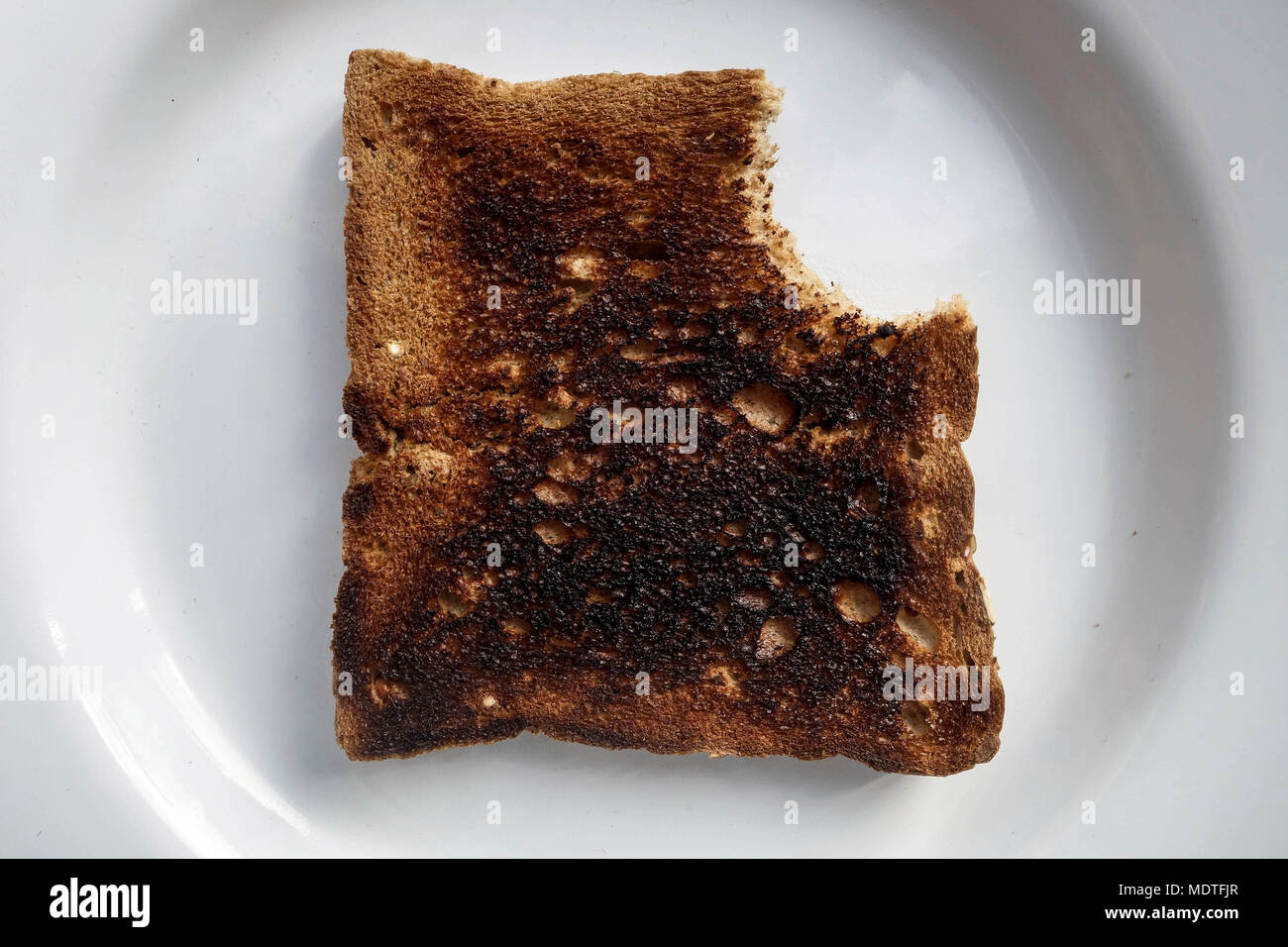 Slice Of Burnt Toast Stock Photos & Slice Of Burnt Toast Stock Images ...