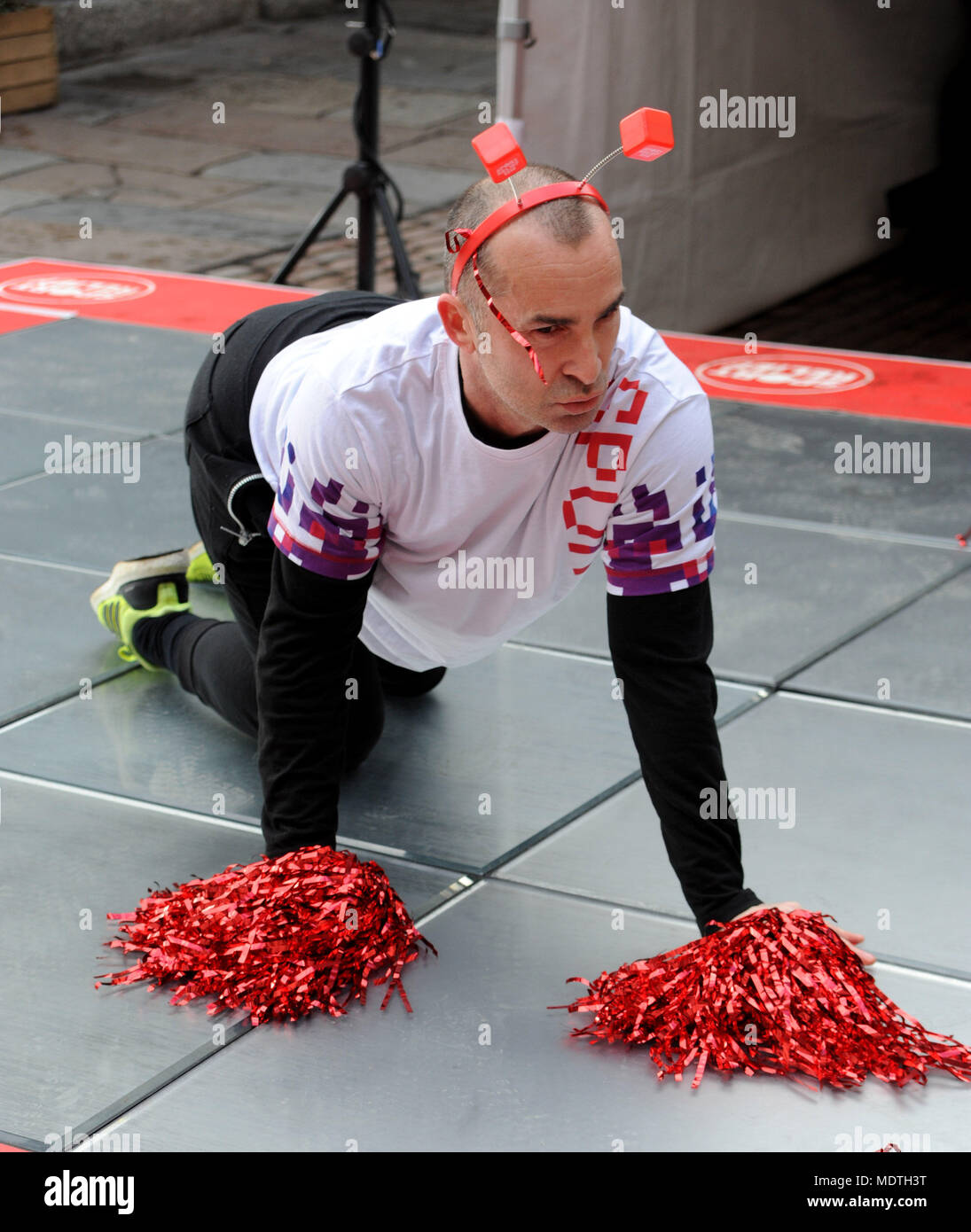 Kimberly Wyatt and Louis Spence lead a dance battle to raise awareness ...