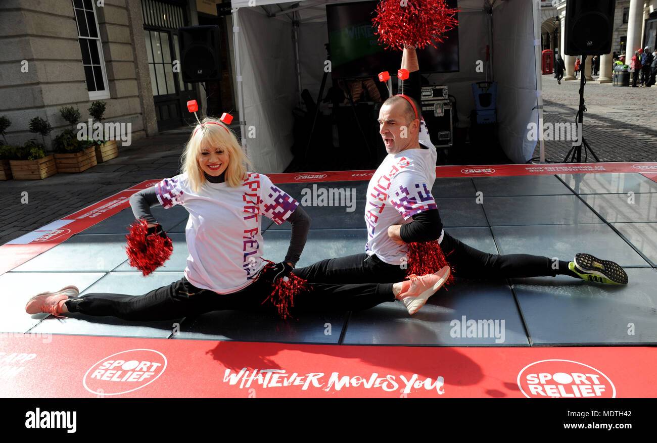 Kimberly Wyatt and Louis Spence lead a dance battle to raise awareness ...