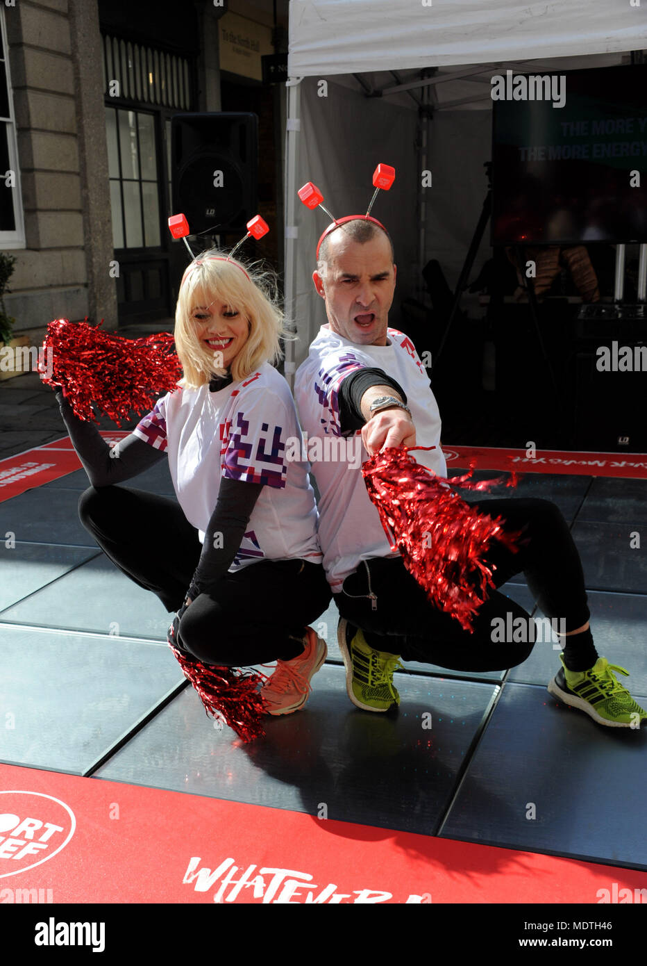 Kimberly Wyatt and Louis Spence lead a dance battle to raise awareness ...