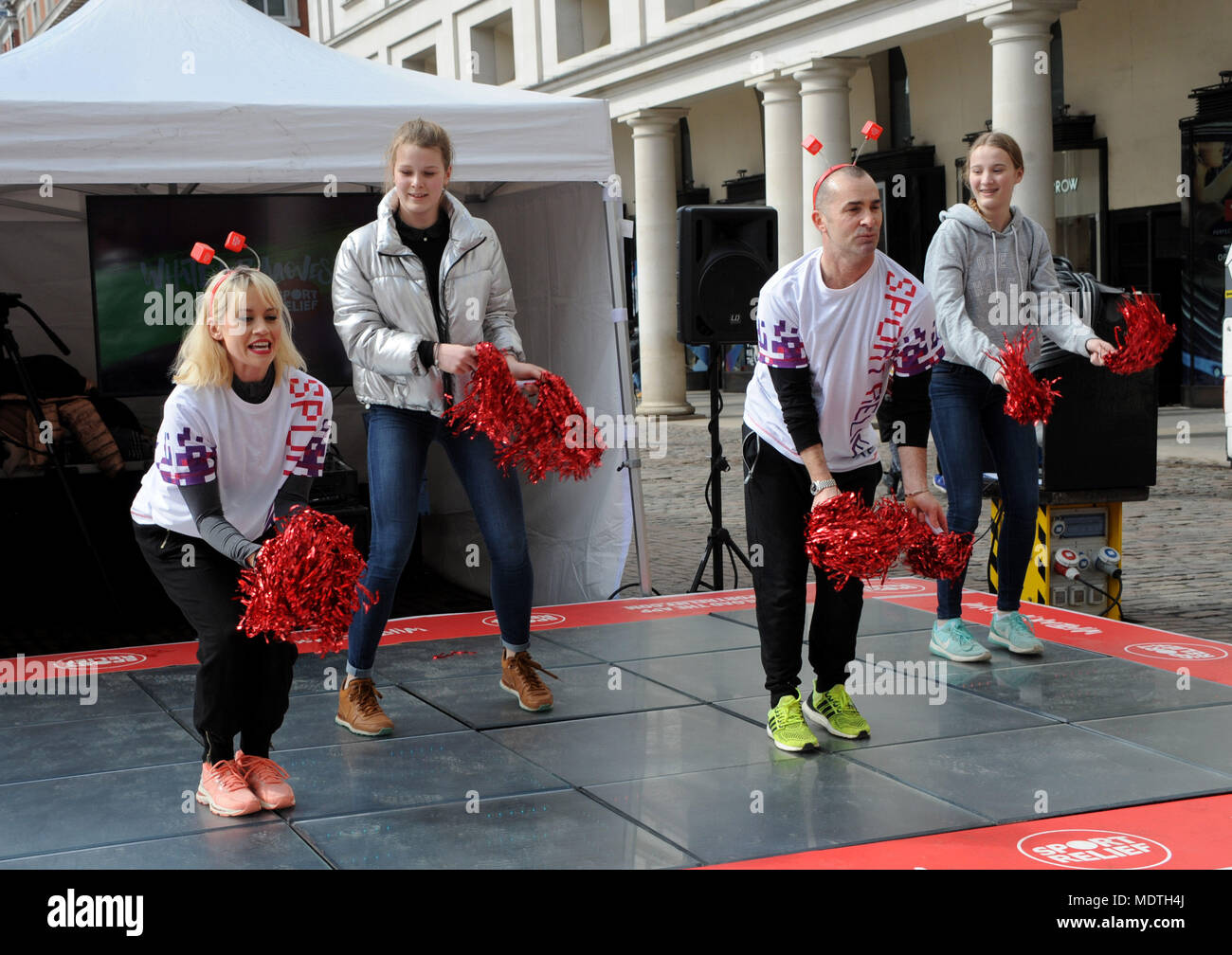 Kimberly Wyatt and Louis Spence lead a dance battle to raise awareness ...