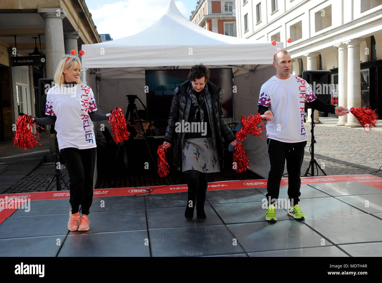 Kimberly Wyatt and Louis Spence lead a dance battle to raise awareness ...