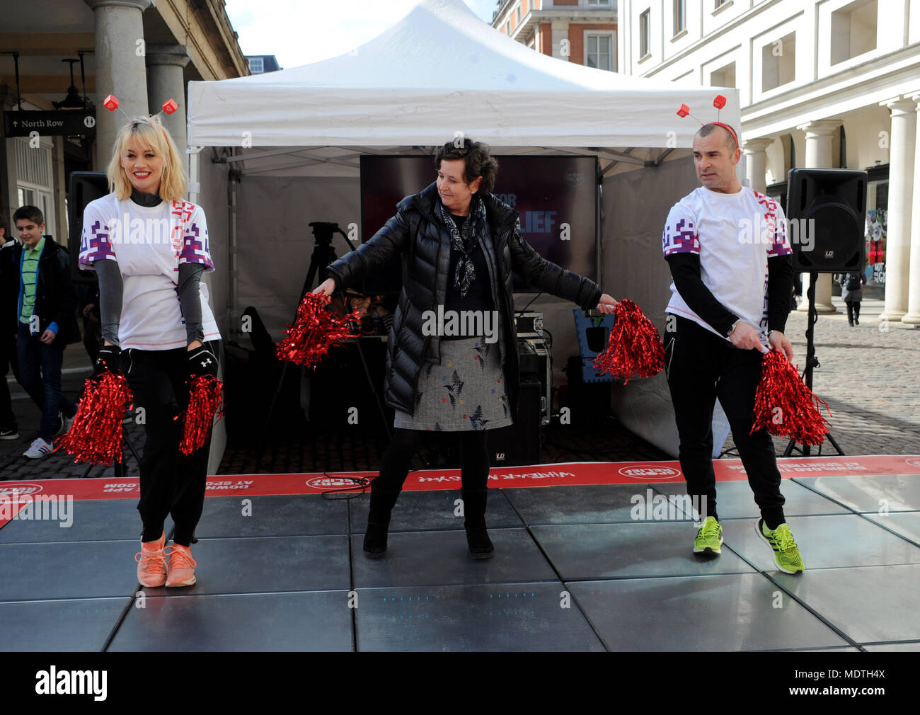 Kimberly Wyatt and Louis Spence lead a dance battle to raise awareness ...