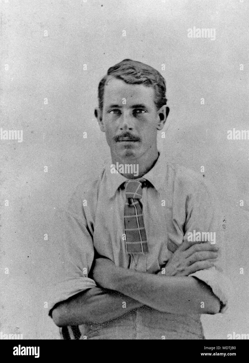 F Gordon, employee on Canobie Station, 1895 Stock Photo - Alamy