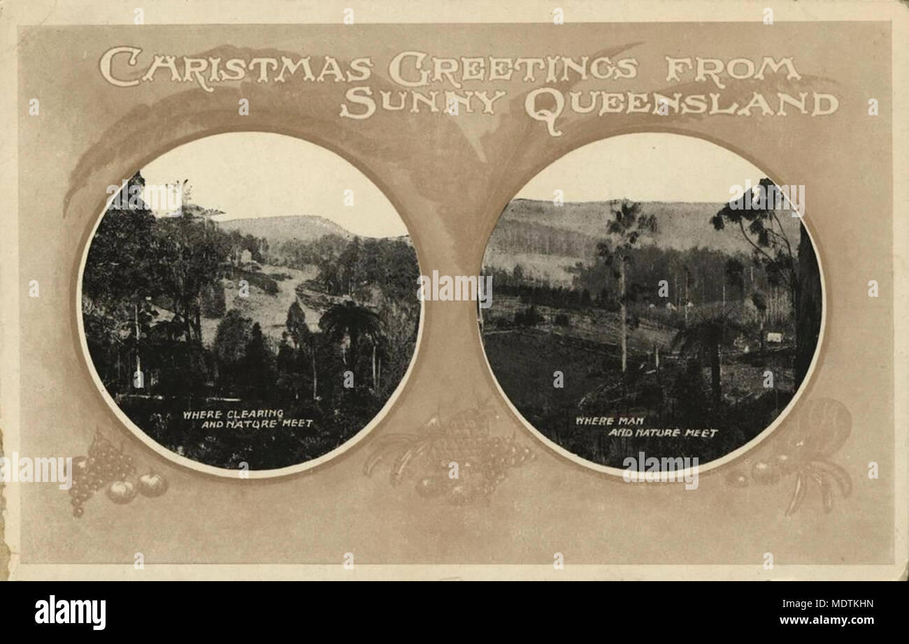 Christmas card from sunny Queensland Stock Photo - Alamy
