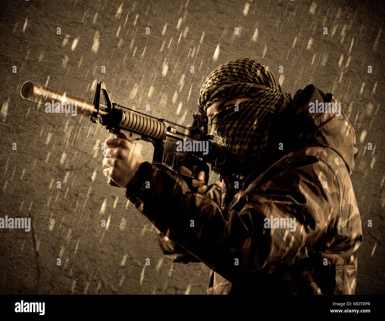 Heavily Armed Man High Resolution Stock Photography and Images - Alamy