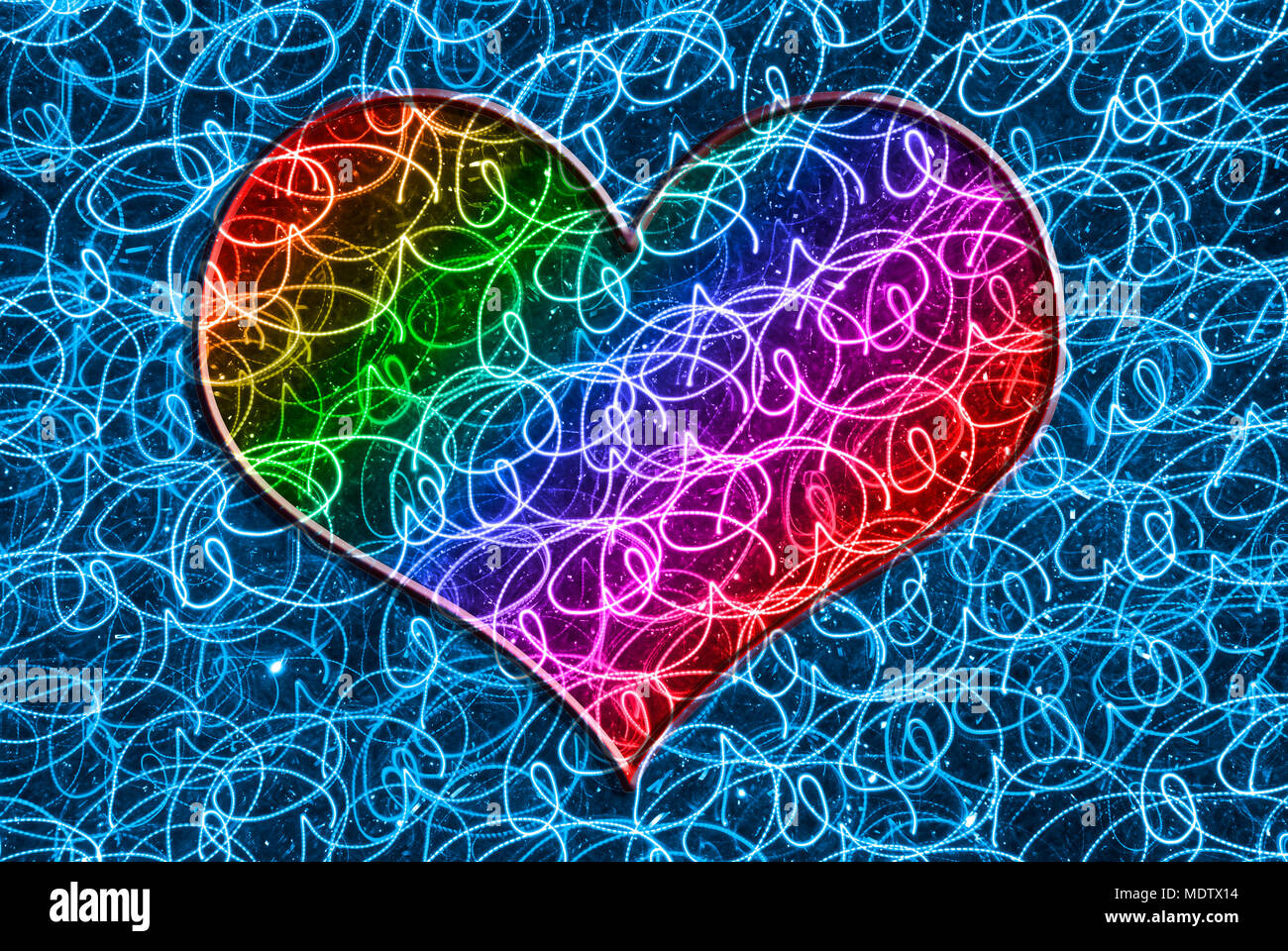 Abstract heart hi-res stock photography and images - Alamy