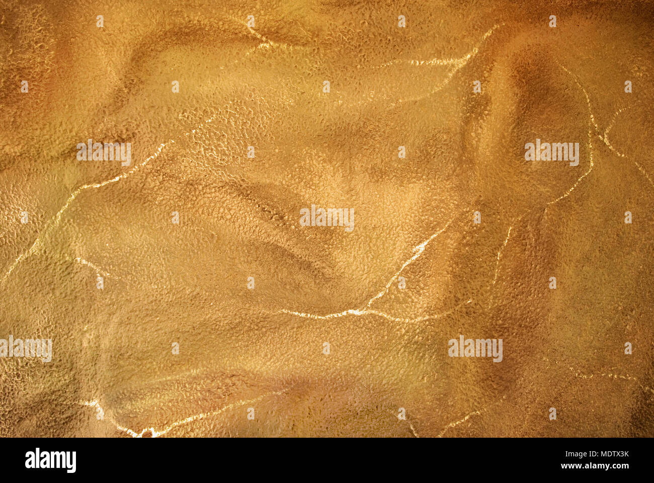 Reconstruction of prehistoric cave. For ancient paintings, rock art or ...