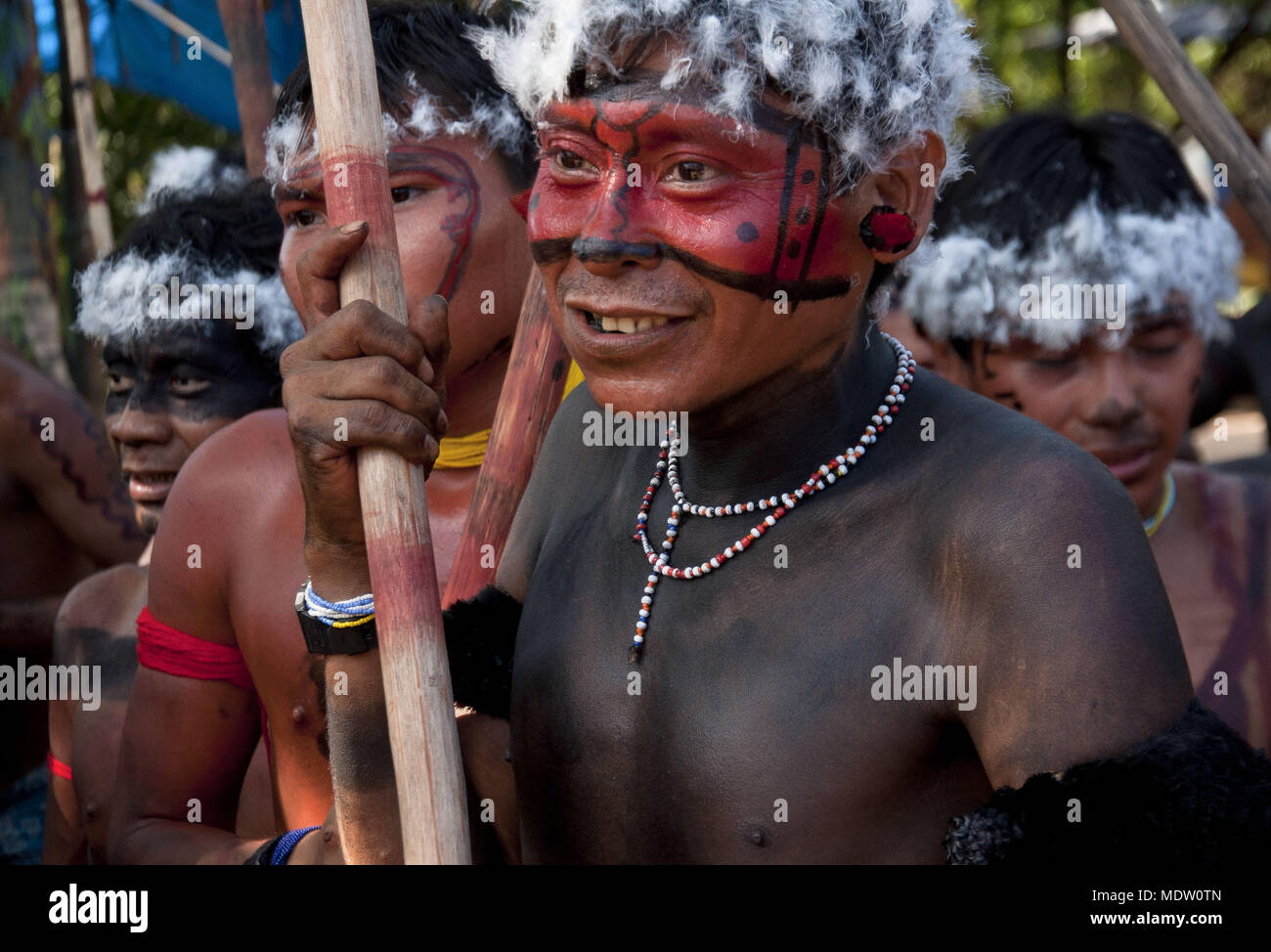 Preparations for the meeting of all ethnicities in Toototobi Yanomami ...