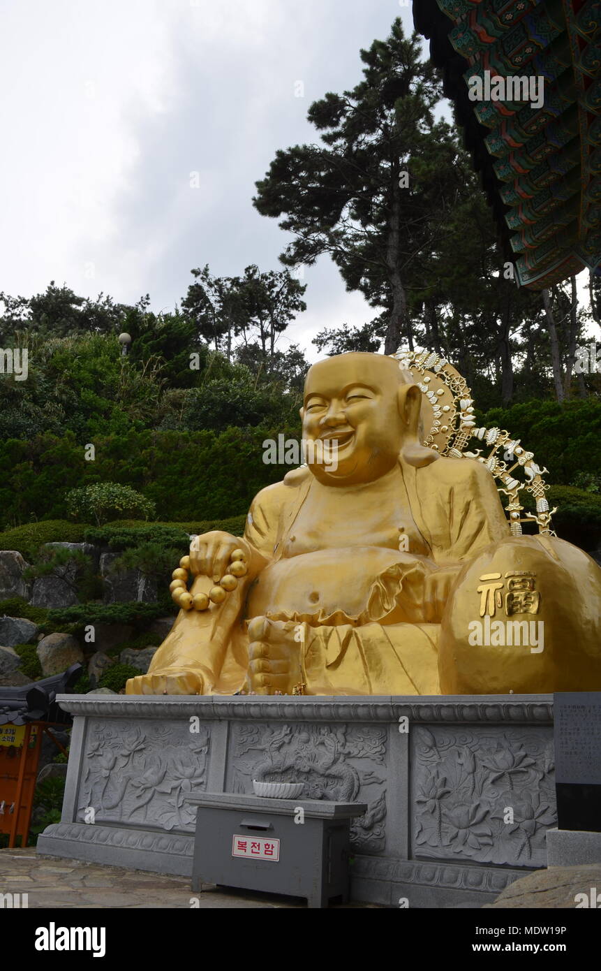 Busan south korea buddha statue hi-res stock photography and images - Alamy