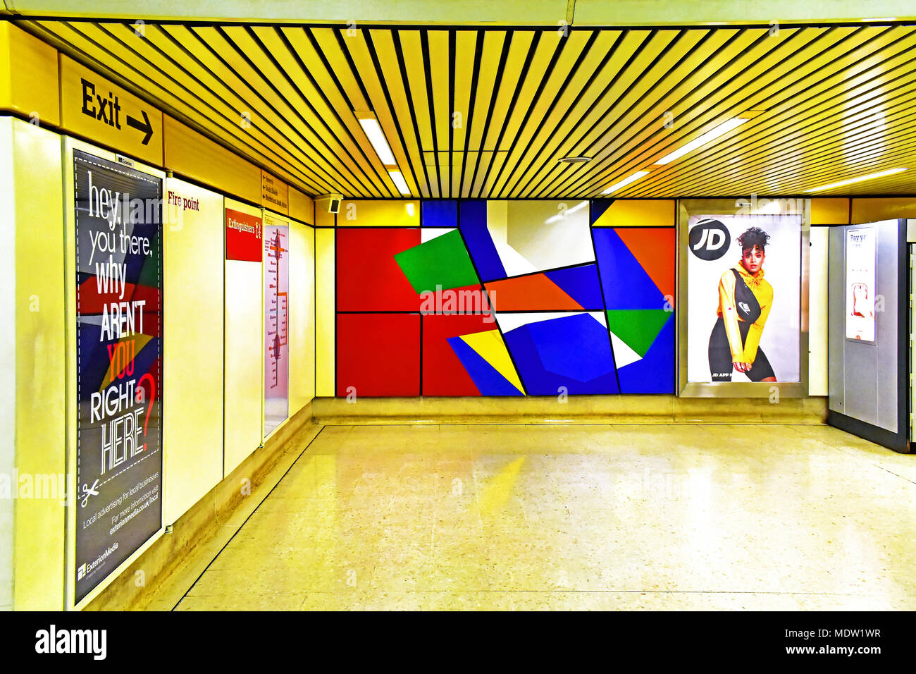 Newcastle Tyne and Wear Metro station exit at Jesmond Stock Photo - Alamy