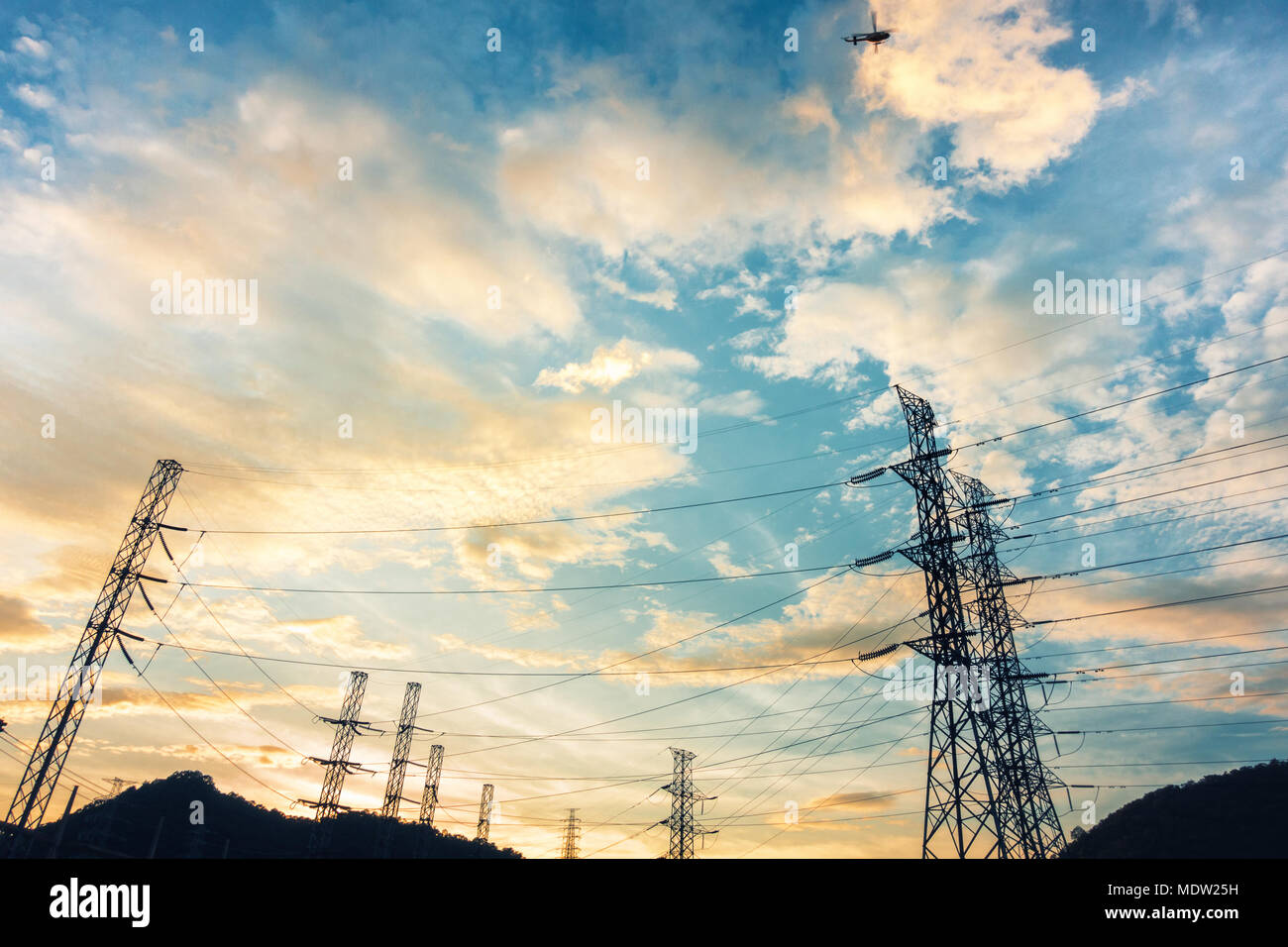 Transmission Line Tower High Resolution Stock Photography and Images ...