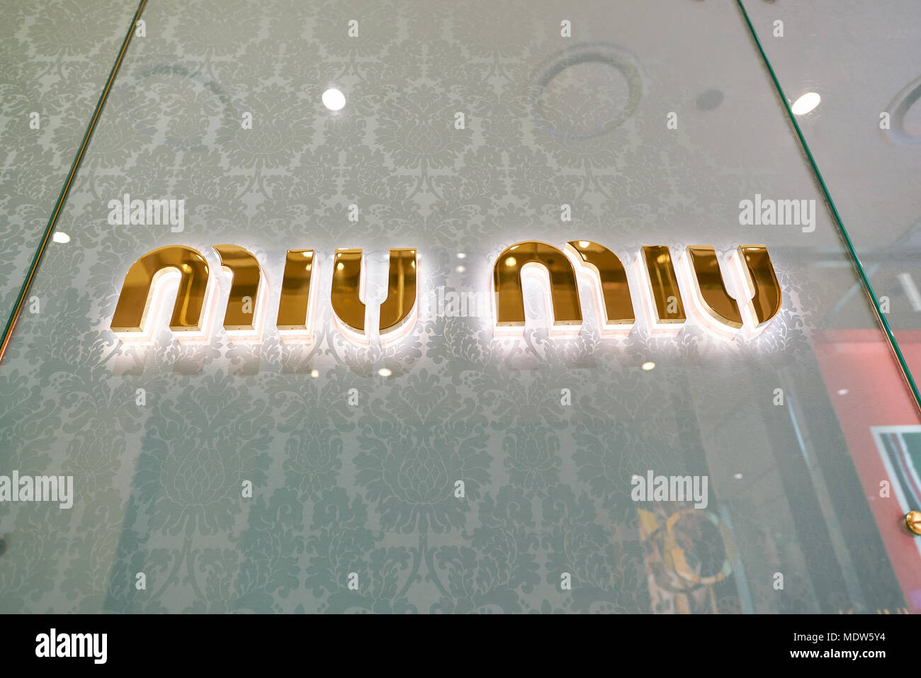 Miu Miu Logo High Resolution Stock Photography and Images - Alamy