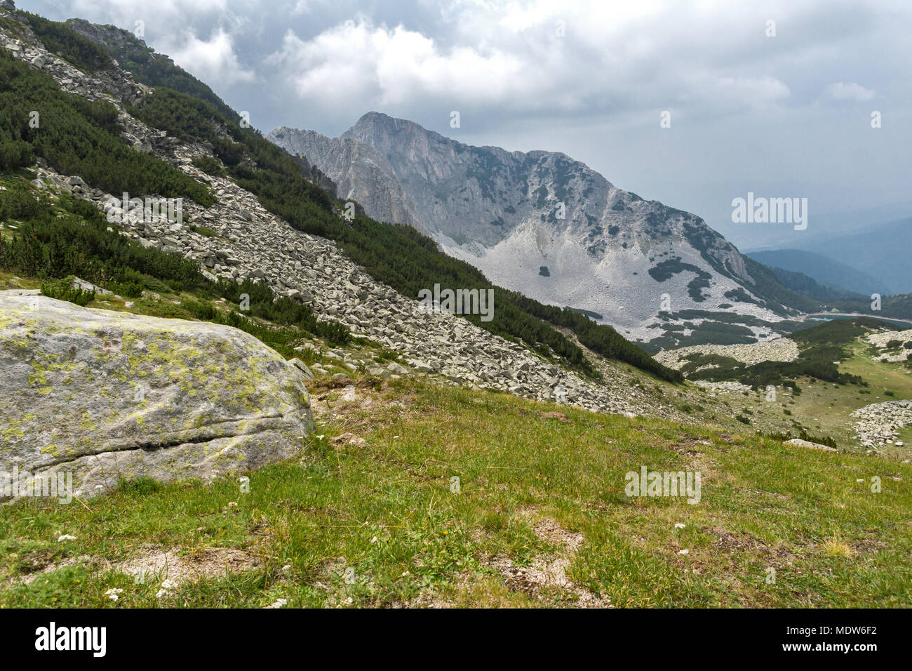 Landscape of Sinanitsa peak from Sinanishka pass, Pirin Mountain ...