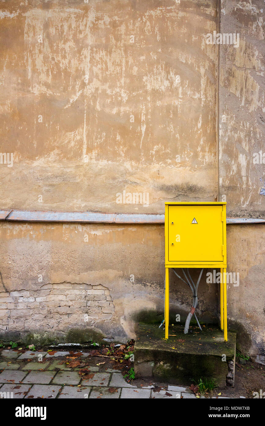 Old electric fuse box hi-res stock photography and images - Alamy