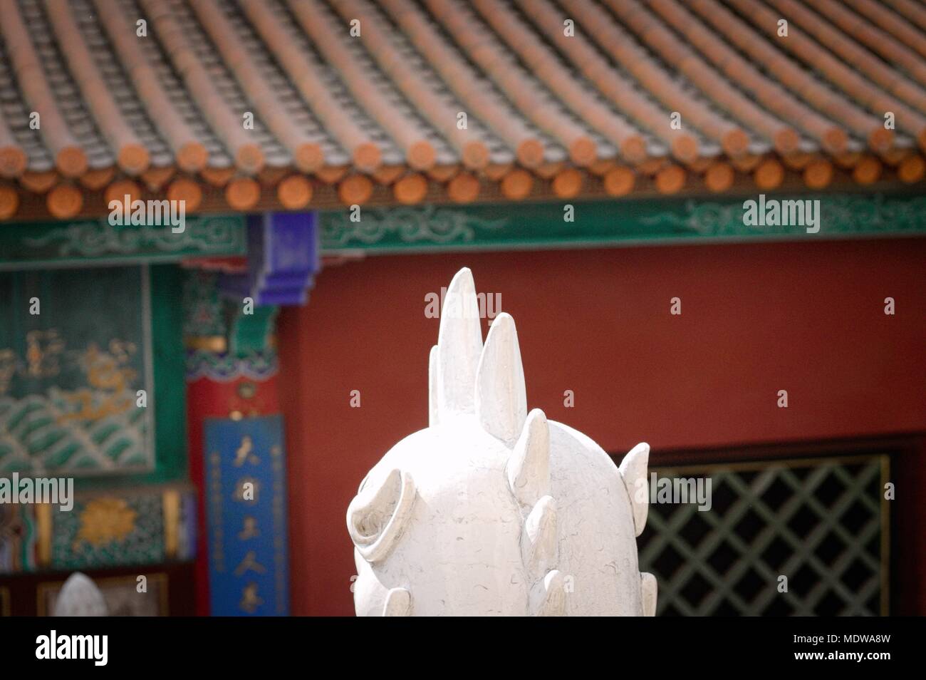 Dragon Gargoyle in the Buddhist Temple (Kunming, Yunnan, China Stock ...