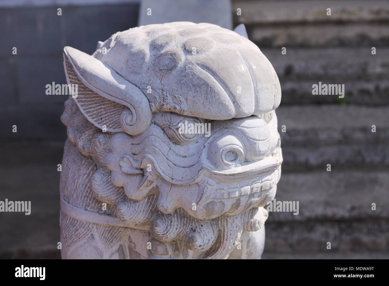 Dragon Gargoyle in the Buddhist Temple (Kunming, Yunnan, China Stock ...