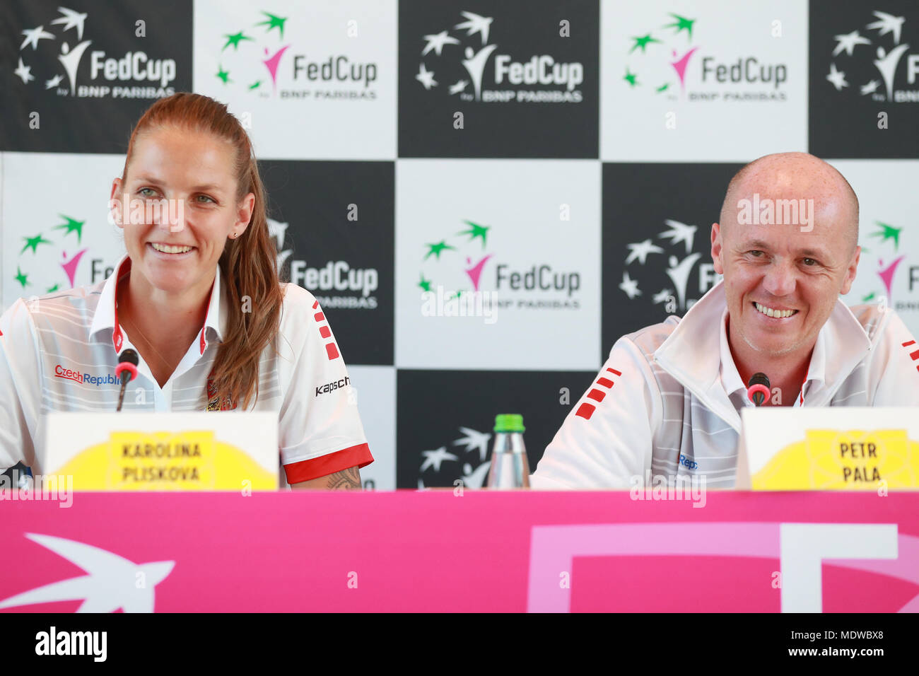Karolina Pliskova, Petr Pala Stock Photo - Alamy