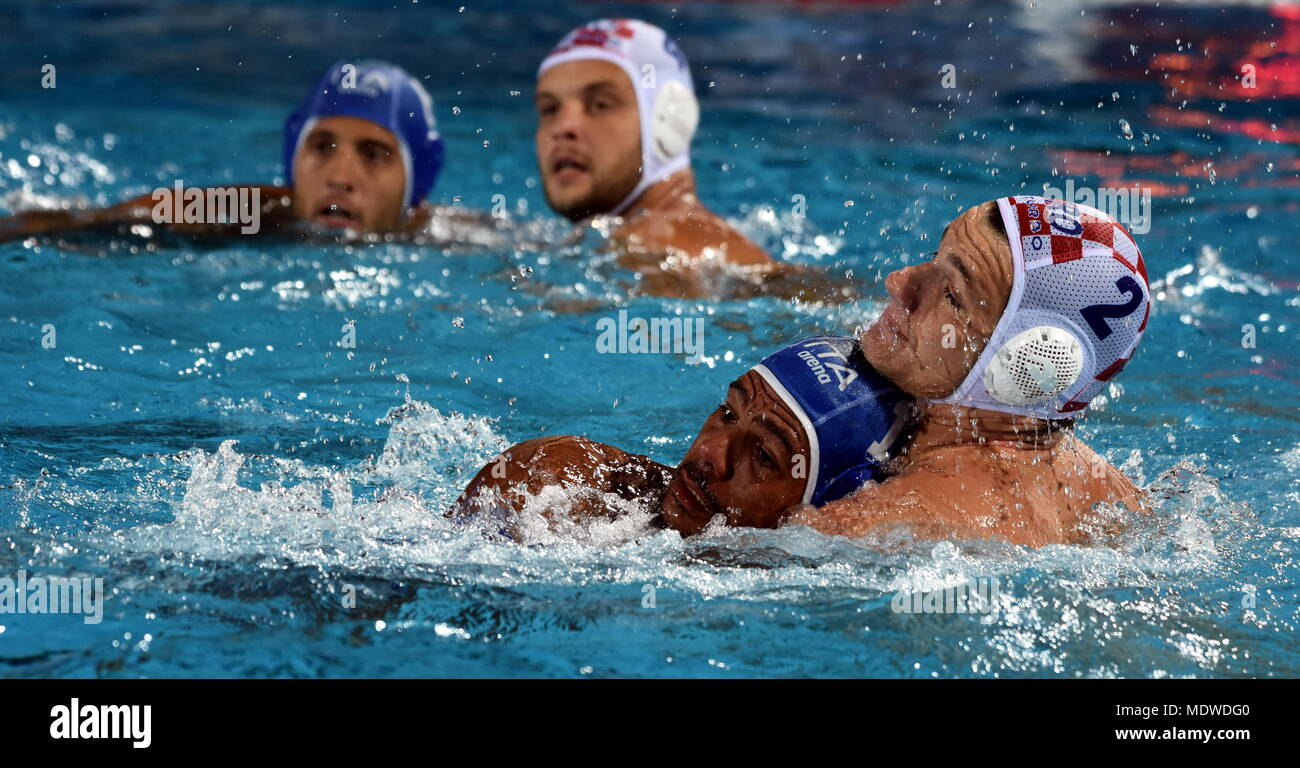 Budapest, Hungary - Jul 25, 2017. BODEGAS Michael Alexandre (ITA) (in ...