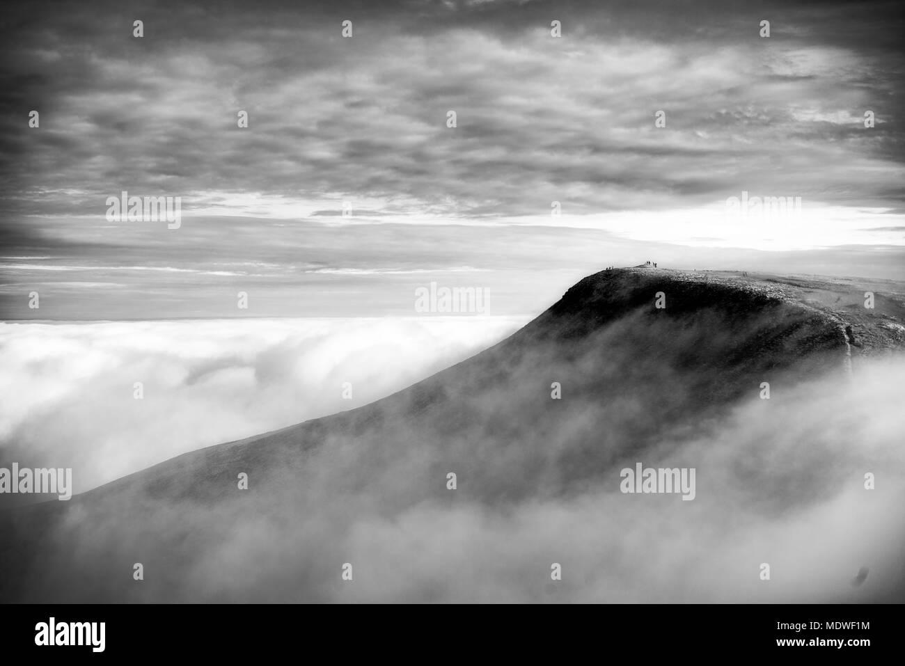 misty pen y fan Stock Photo - Alamy