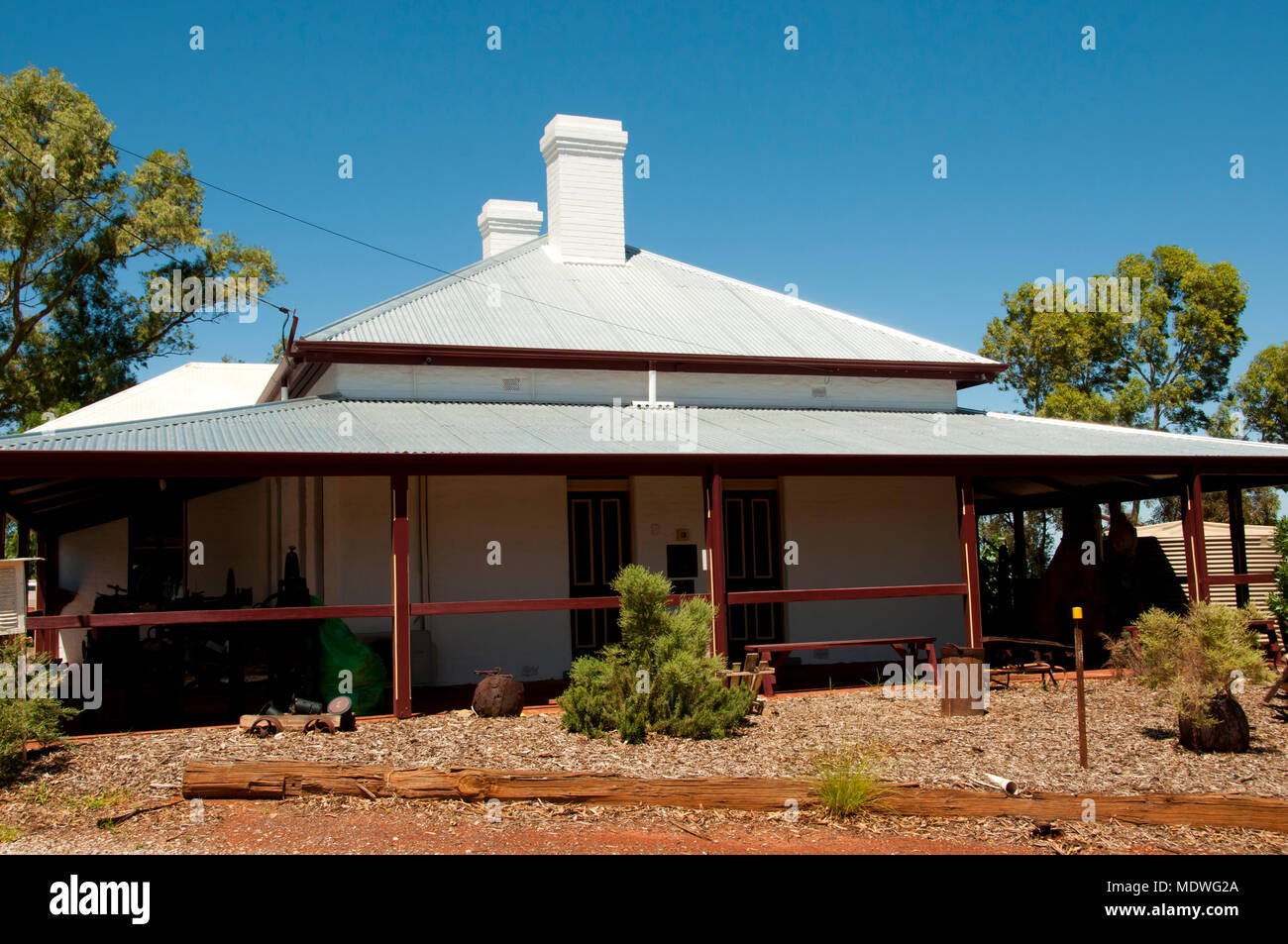 Historic Hoover House - Leonora - Australia Stock Photo - Alamy