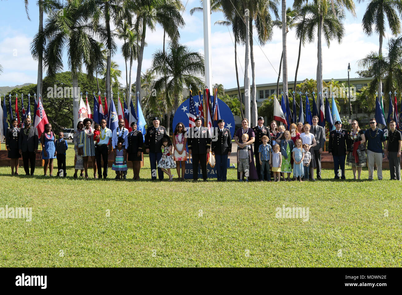 Retirees and their Family join Maj. Gen. Bryan Suntheimer, U.S. Army ...