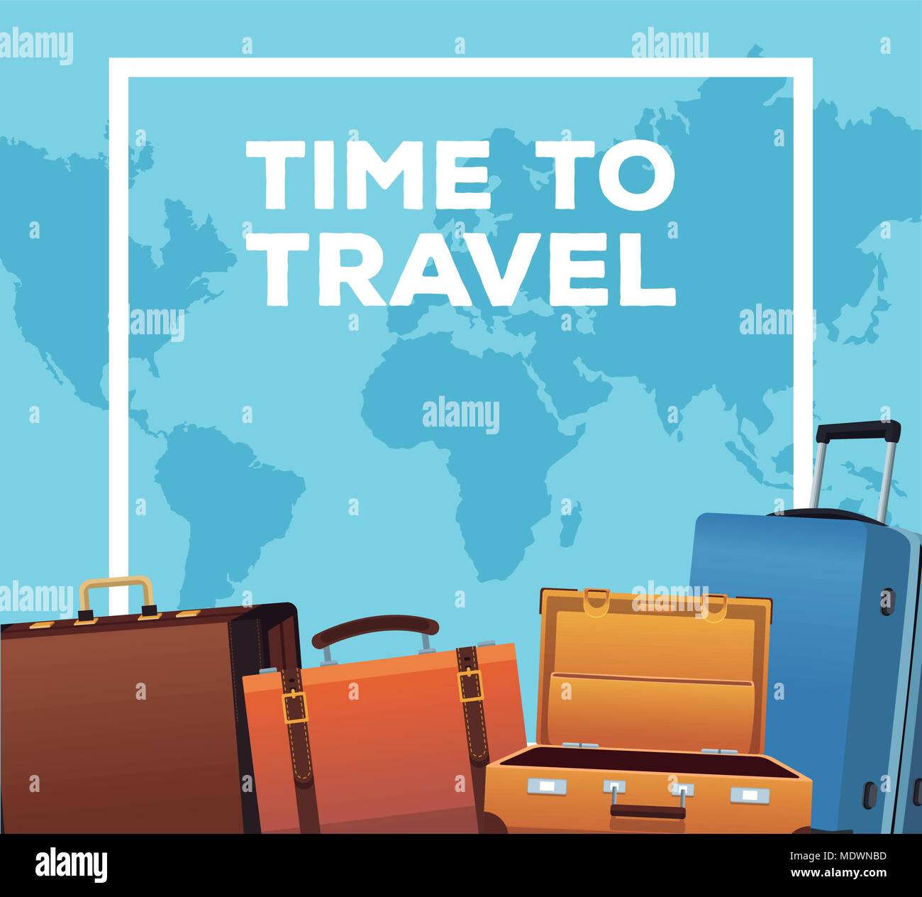 Time to travel Stock Vector Image & Art - Alamy