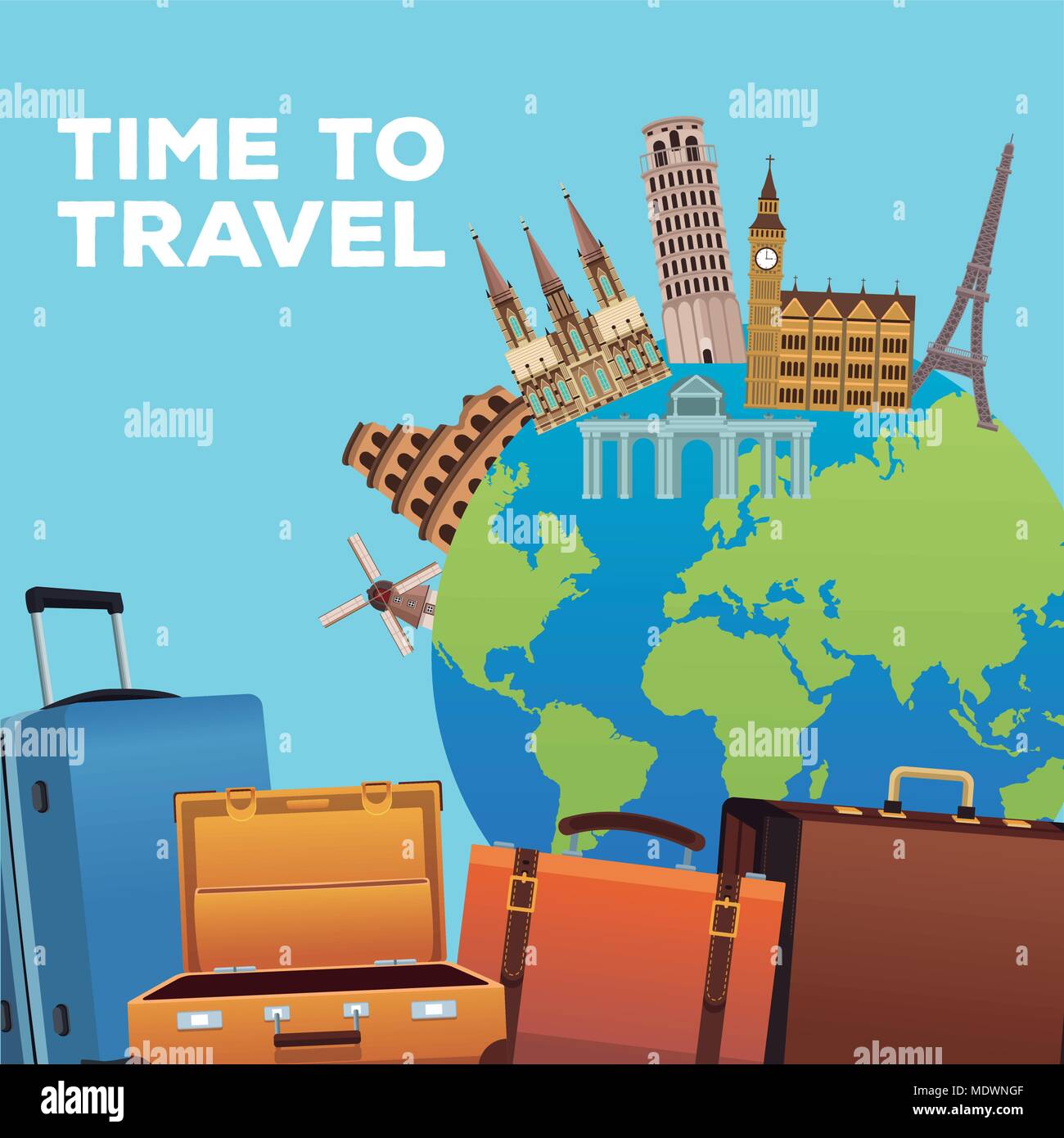 Time tour london Stock Vector Images - Alamy