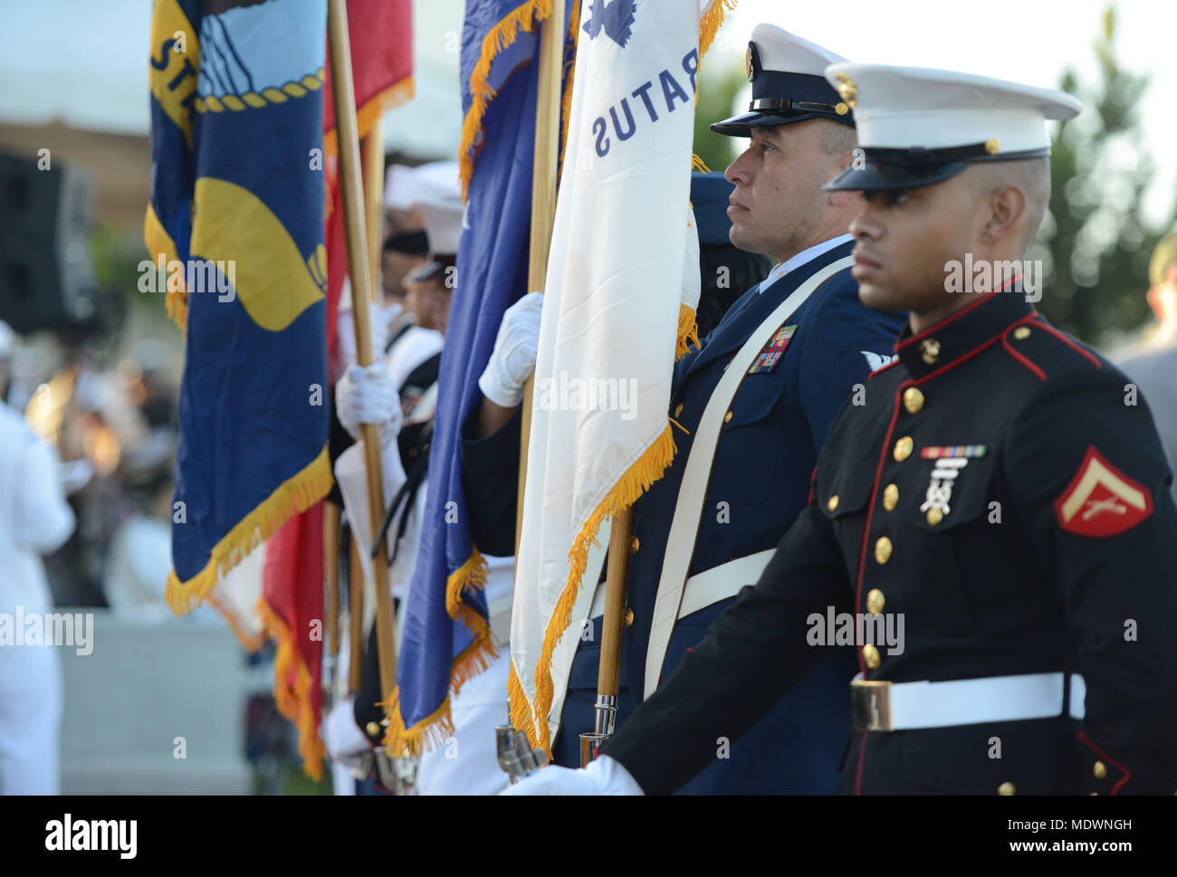 Petty Officer 1st Class Joshua Lamborn, a yeoman stationed at Coast ...