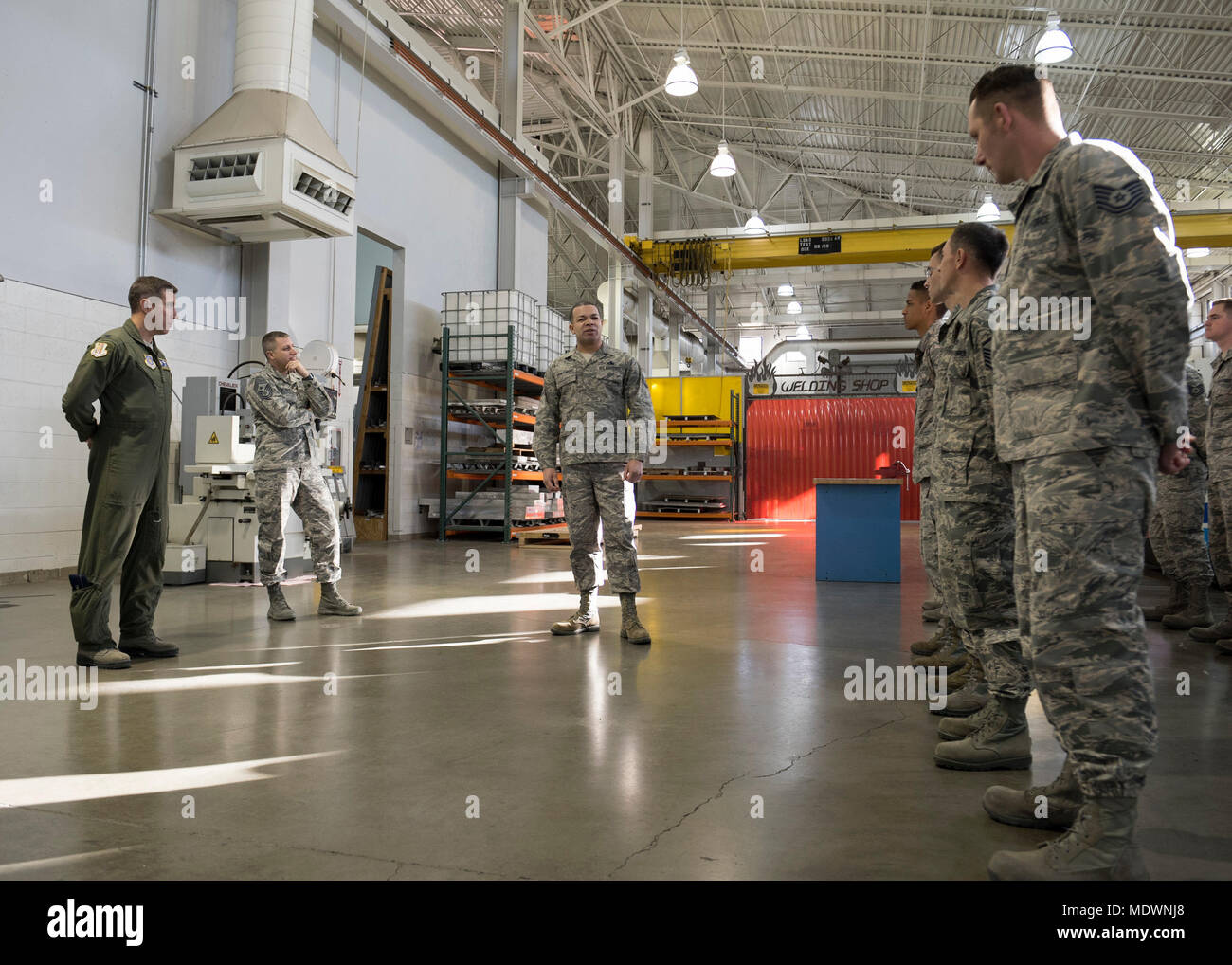 Master Sgt. Dominic Durgin-Rodriguez, 60th Maintenance Squadron, speaks ...