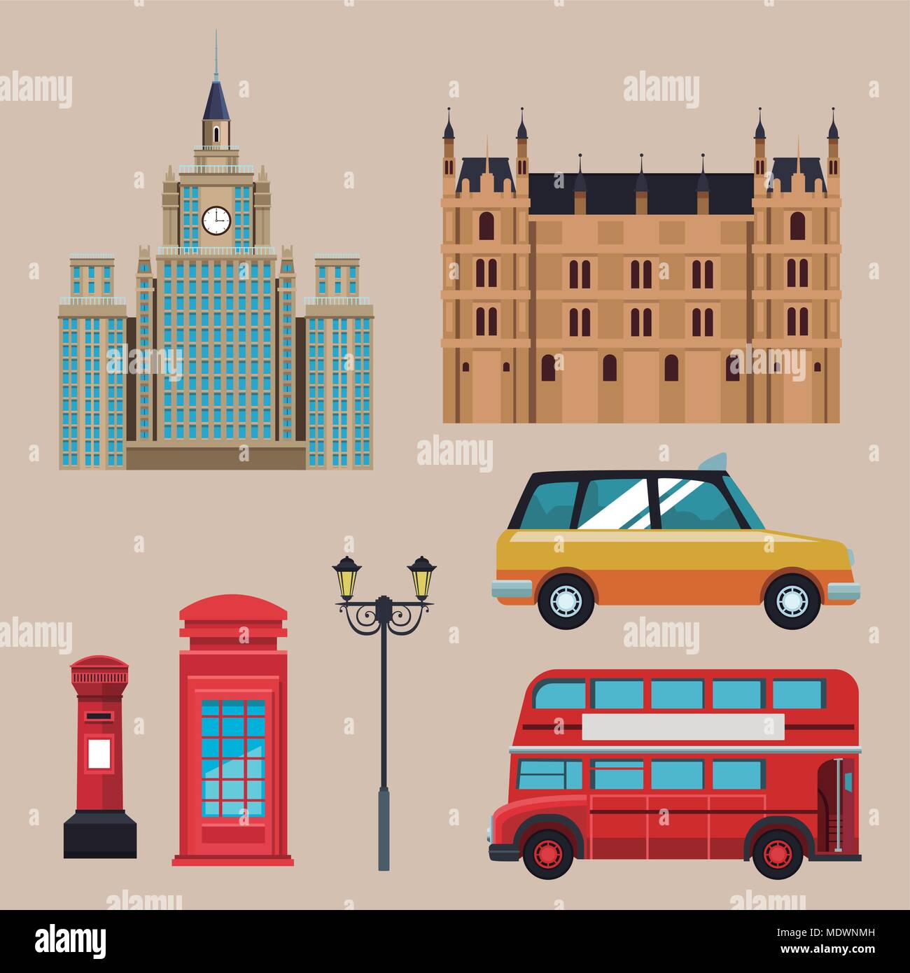 Church bus Stock Vector Images - Alamy