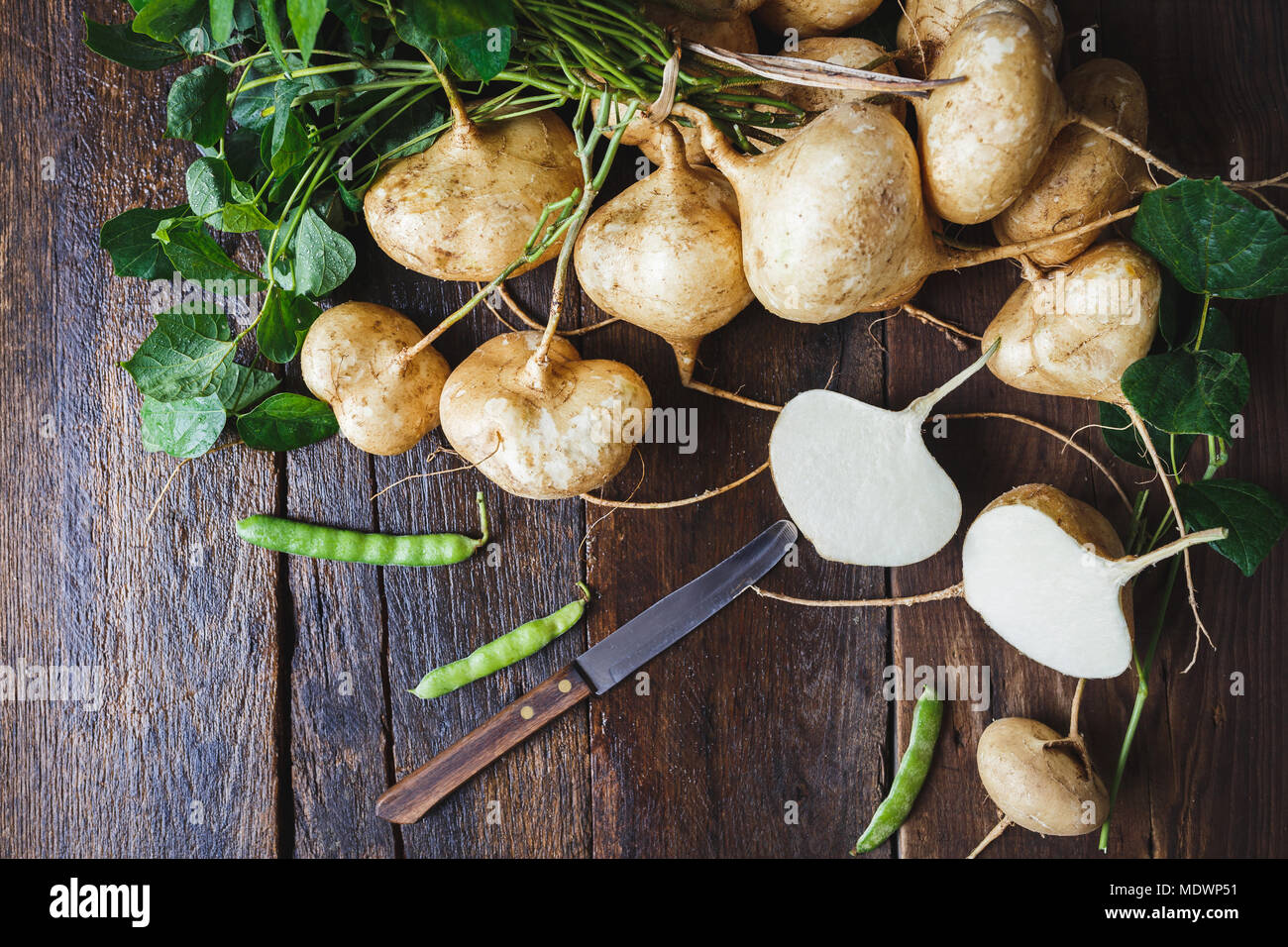 Yam beans hi-res stock photography and images - Alamy