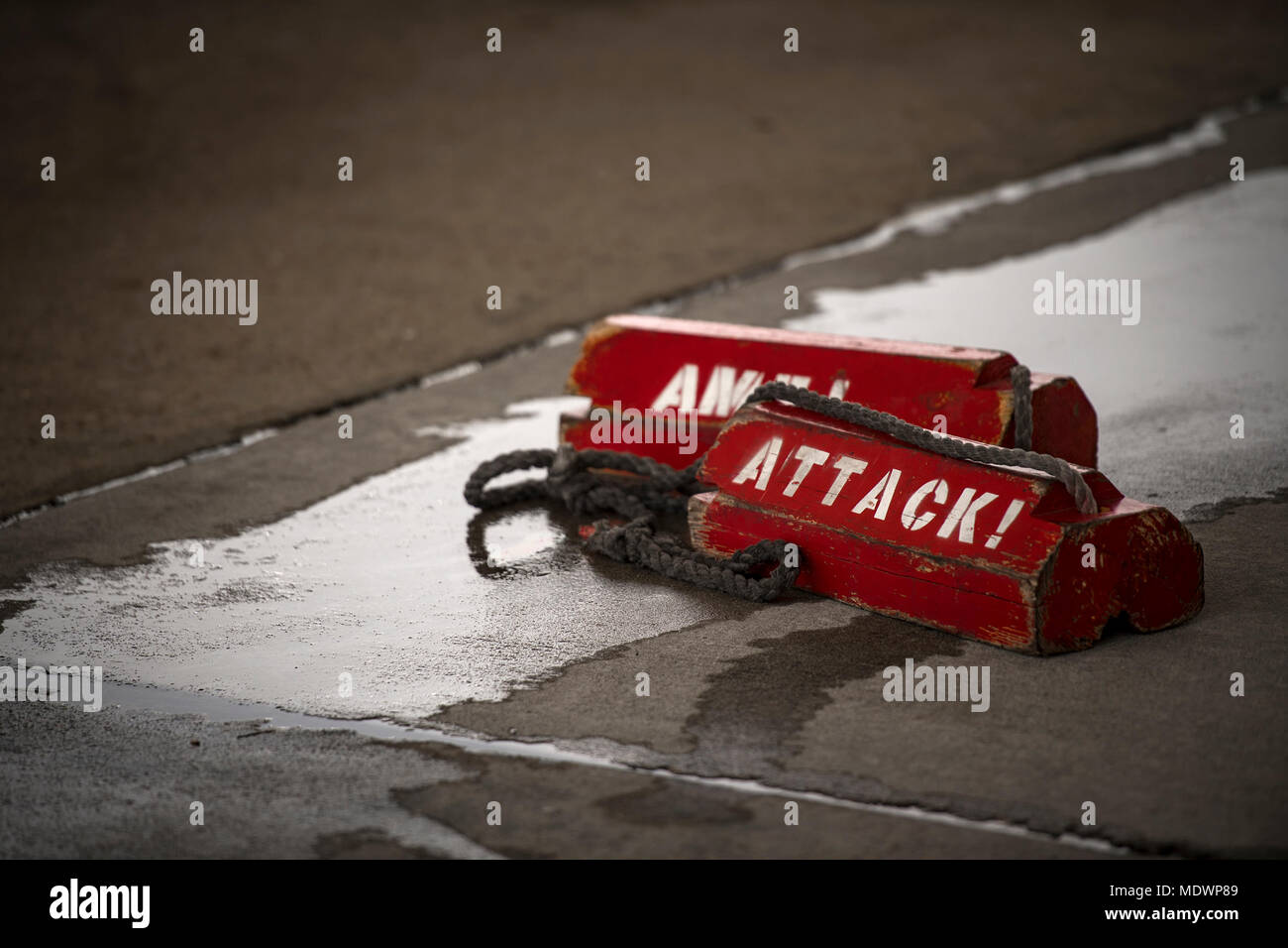 Chalks sit on the flightline after an A-10C Thunderbolt II from the ...
