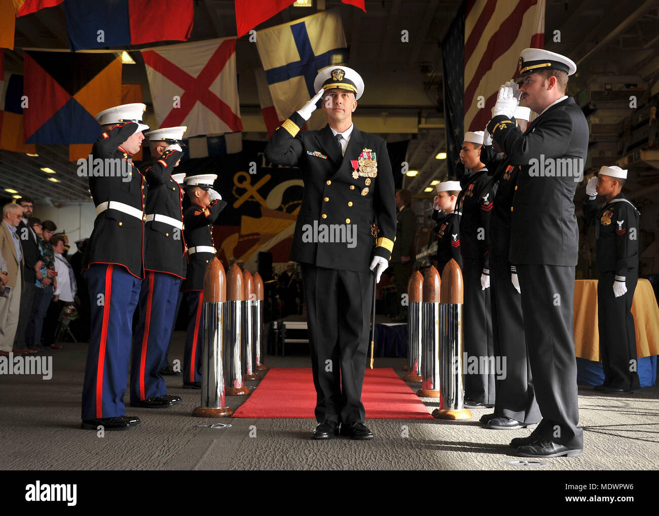 Commander of expeditionary strike group esg 3 hi-res stock photography ...