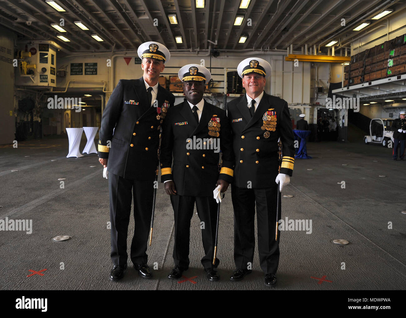 Commander of expeditionary strike group esg 3 hi-res stock photography ...